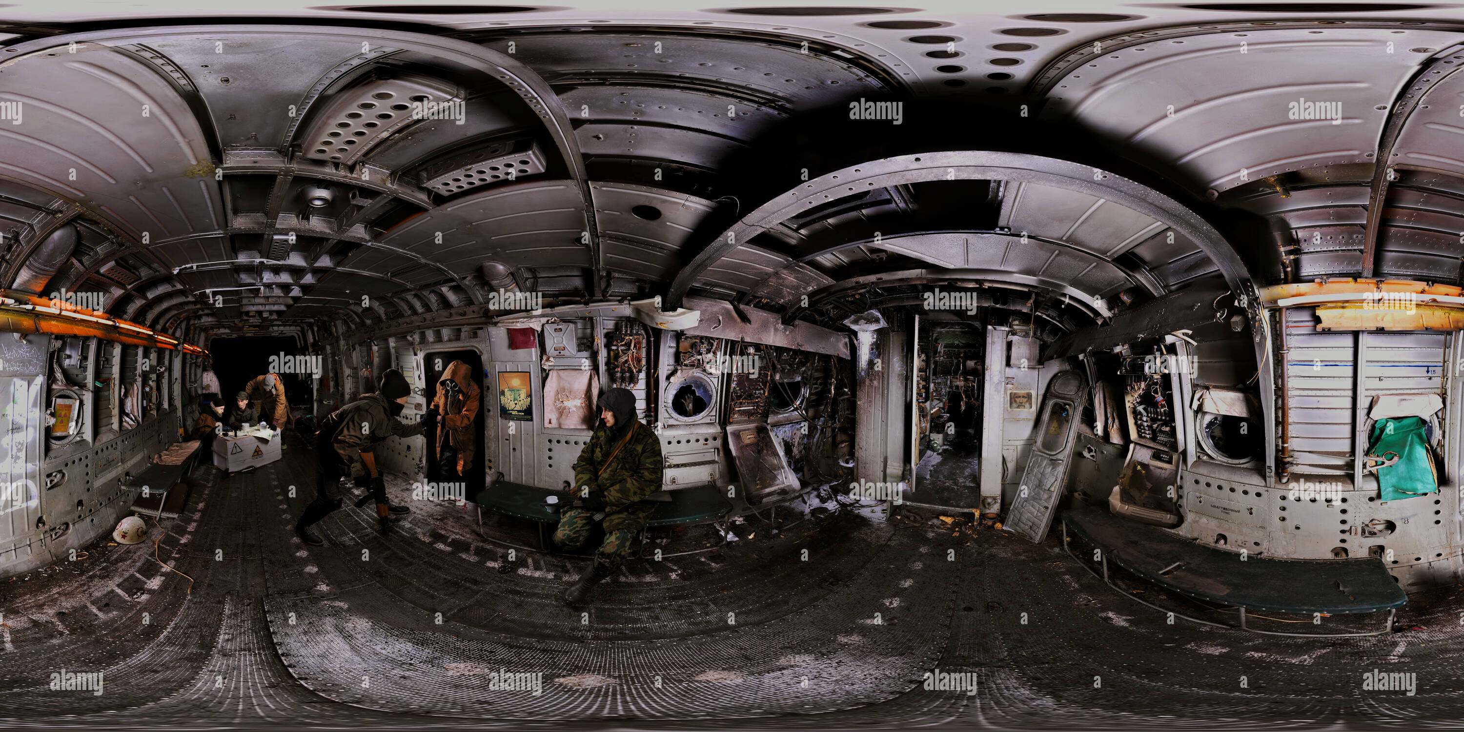 360° view of Stalkers in the Helicopter - Alamy