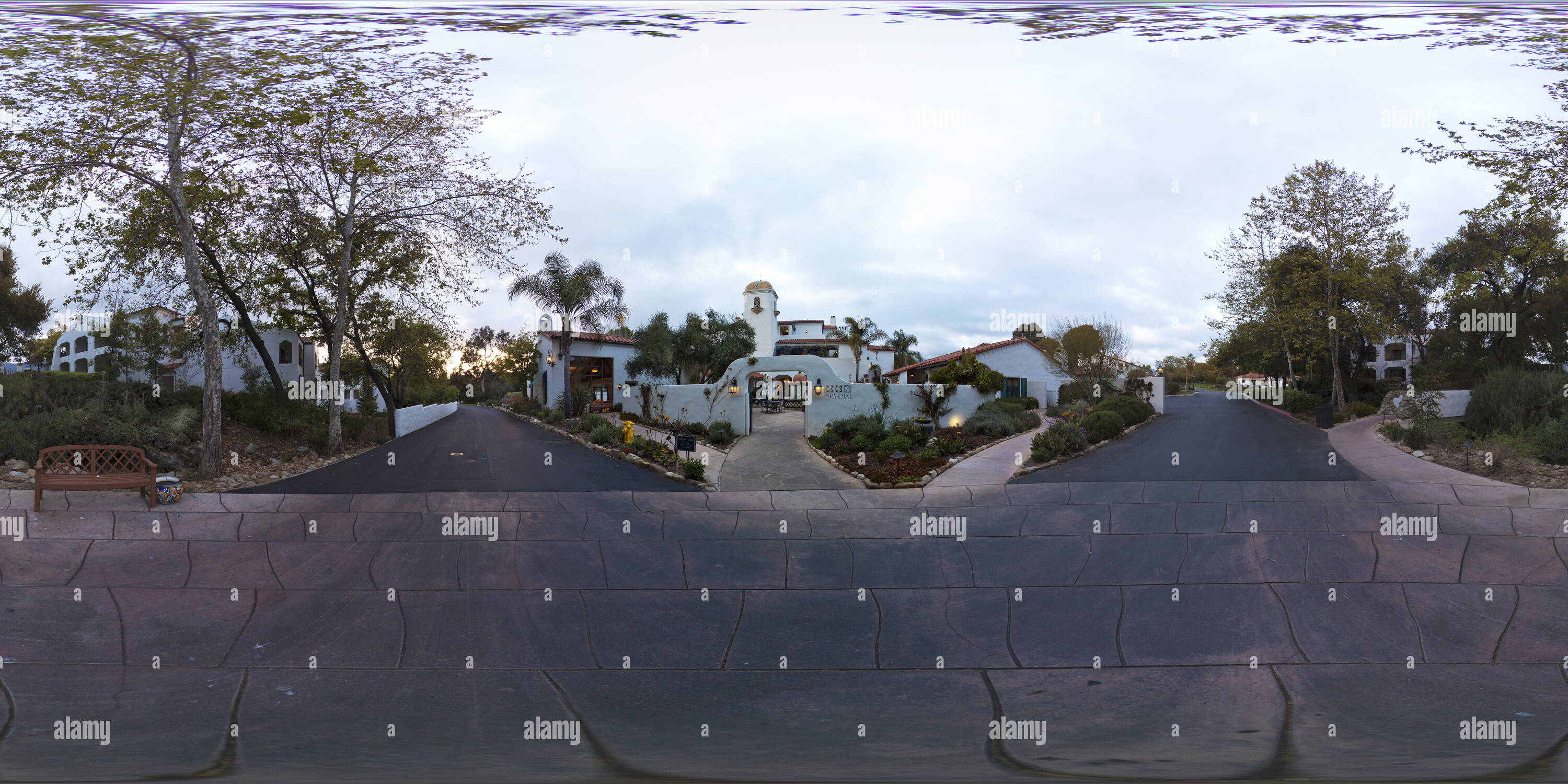 360° view of Spa Ojai at the Ojai Valley Inn - Alamy