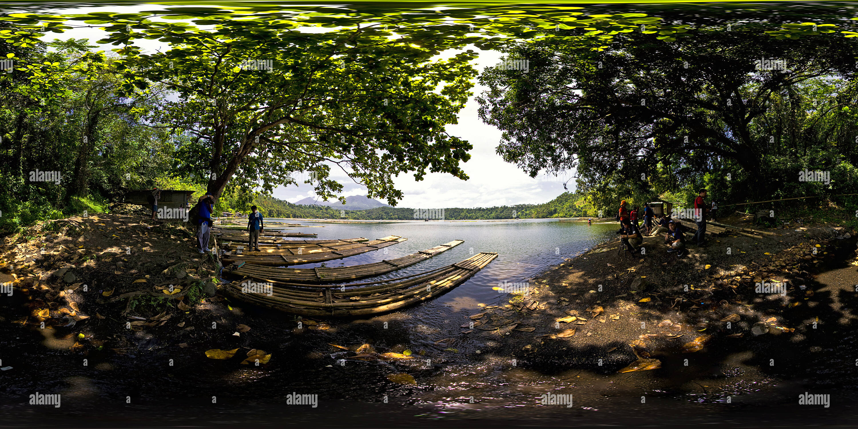 360° view of Kalibato Lake San Pablo - Alamy