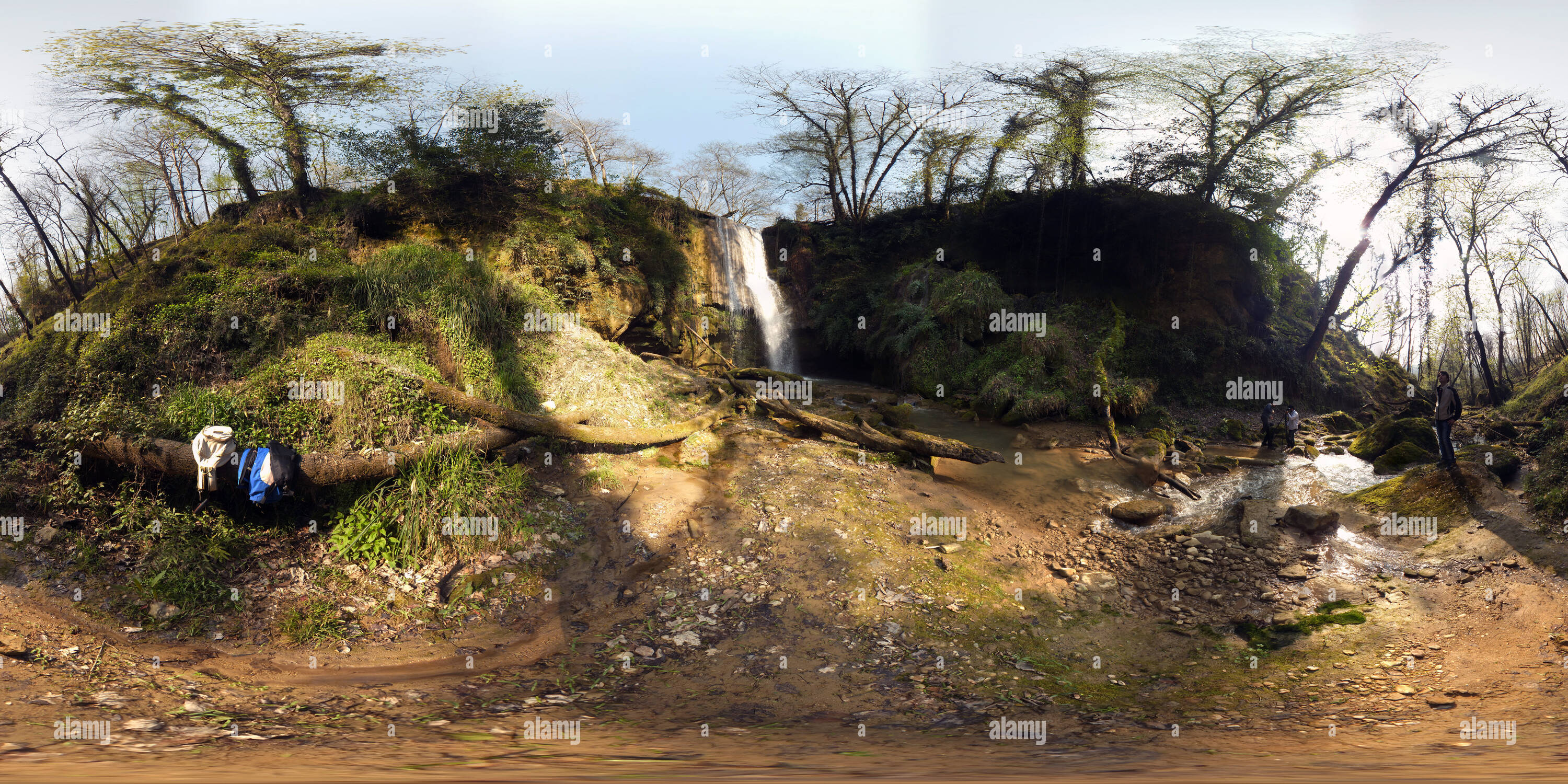360° view of Ghoran Nefar Falls - Alamy