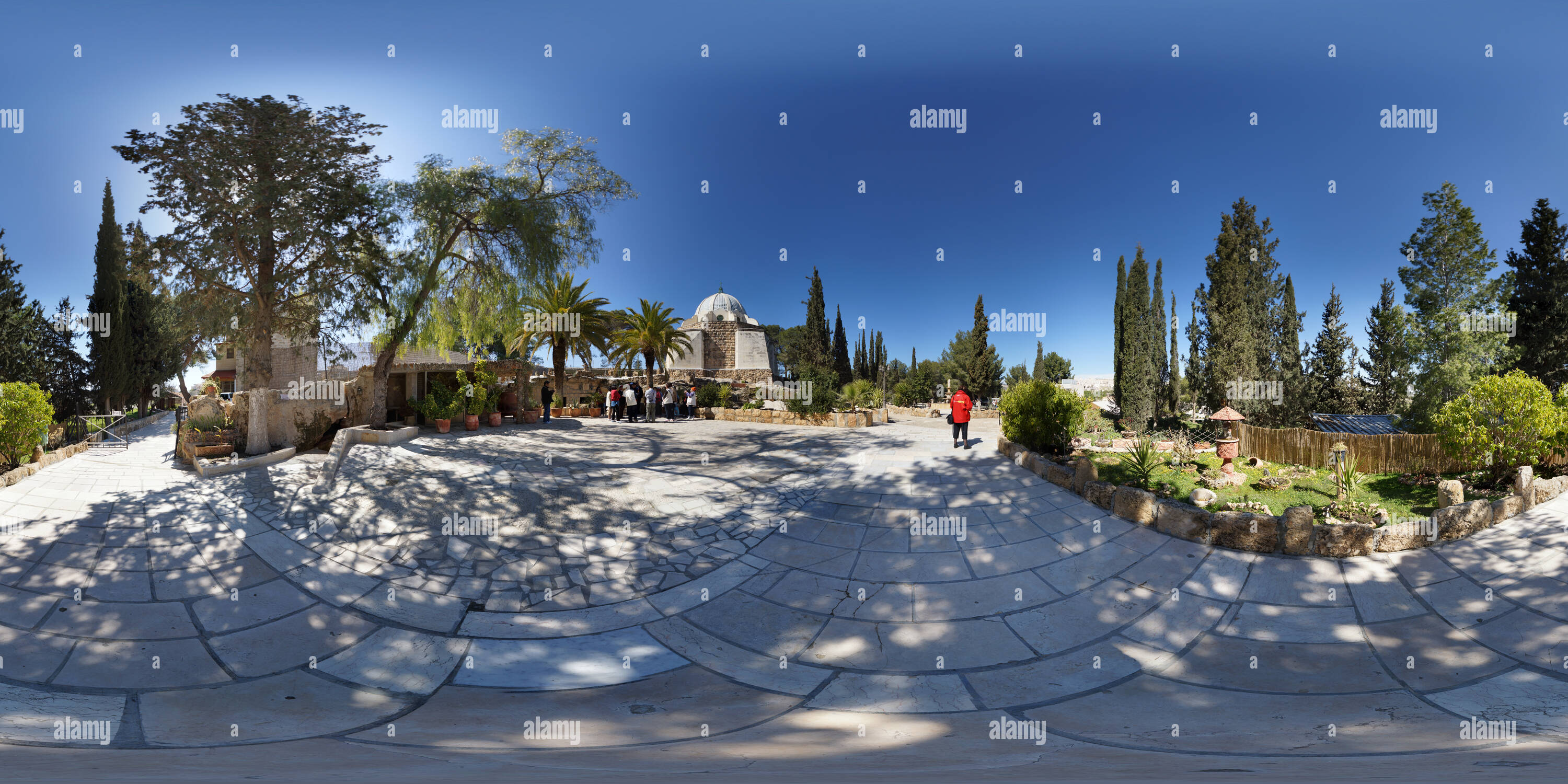 360° view of Shepherds Field Garden Bethlehem - Alamy