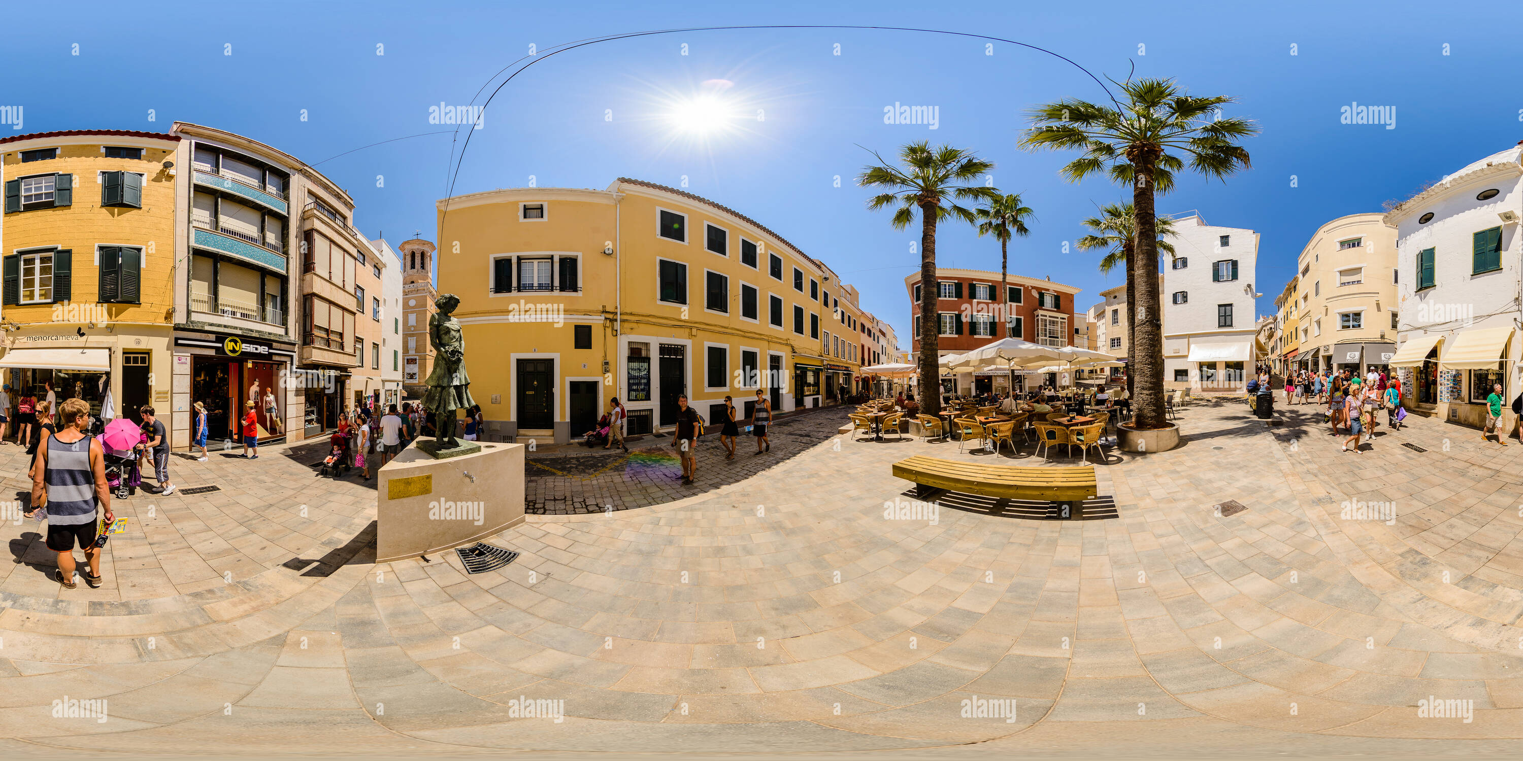 360° view of Mahon - Plaza Colon - Alamy