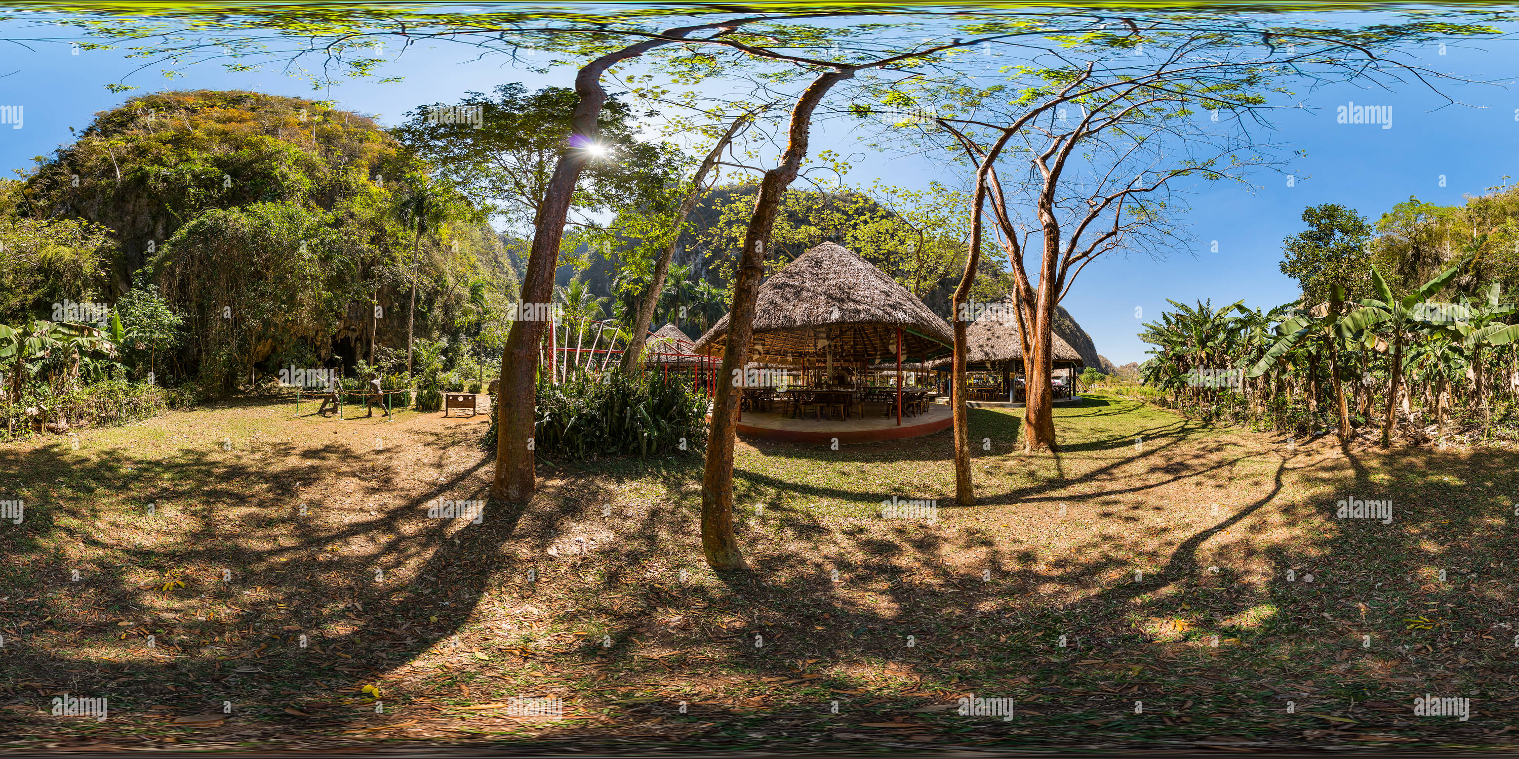 360° view of Cuevas de los Cimarrones - Alamy