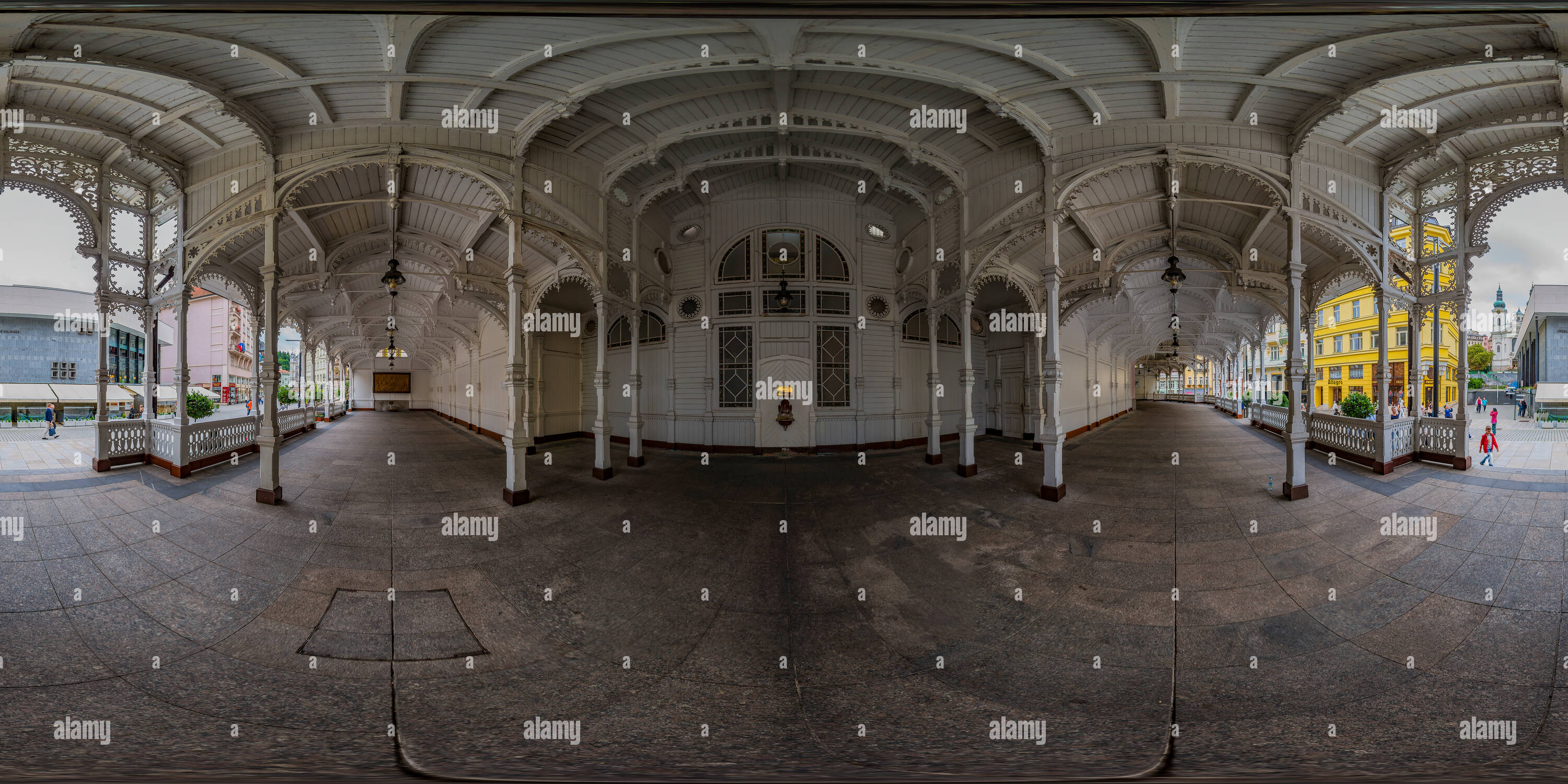 360° view of Carlsbad - market kolonnade - Alamy