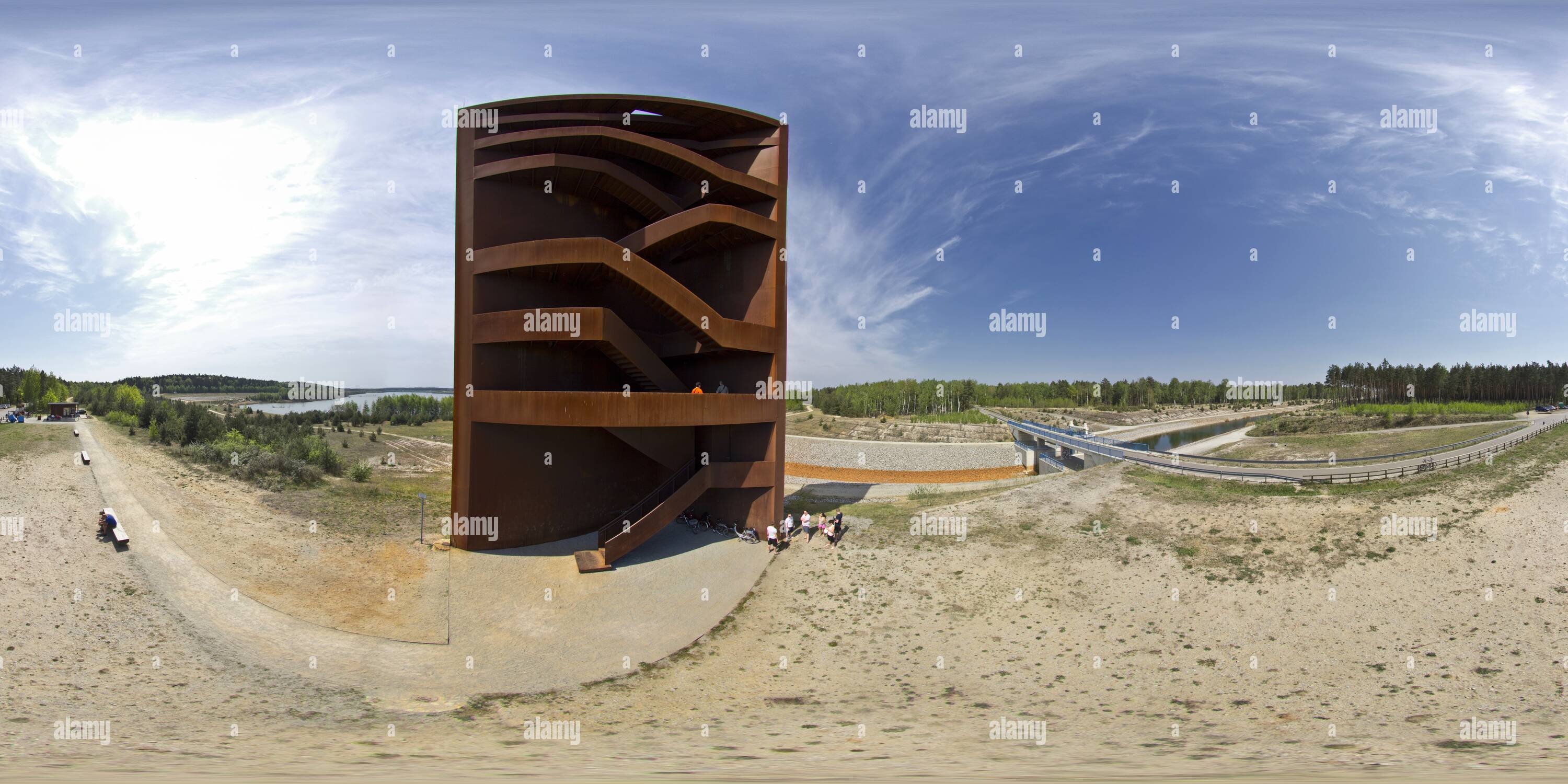 360° view of Senftenberg landmark 1 - Alamy