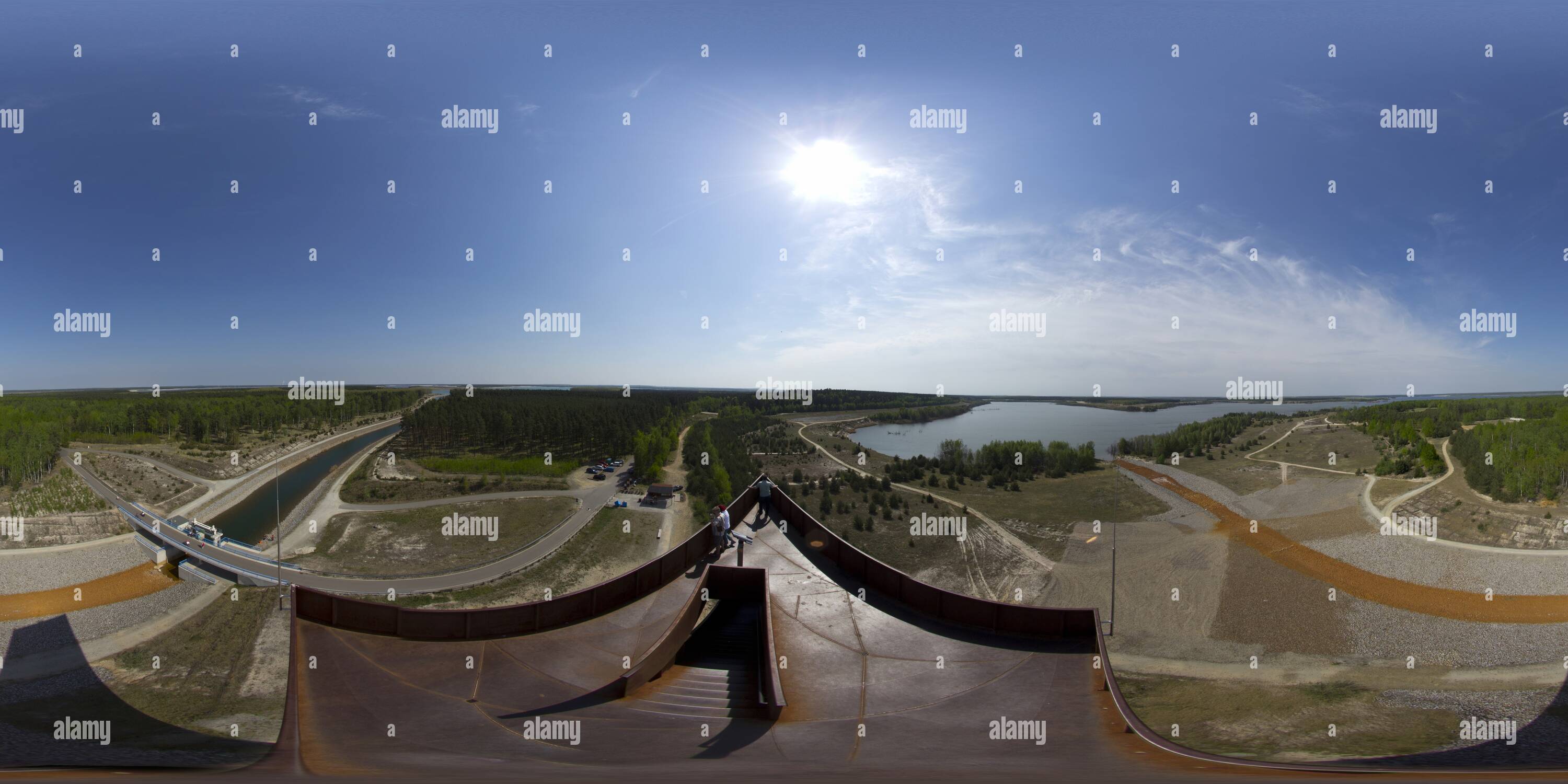 360° view of Senftenberg landmark 2 - Alamy