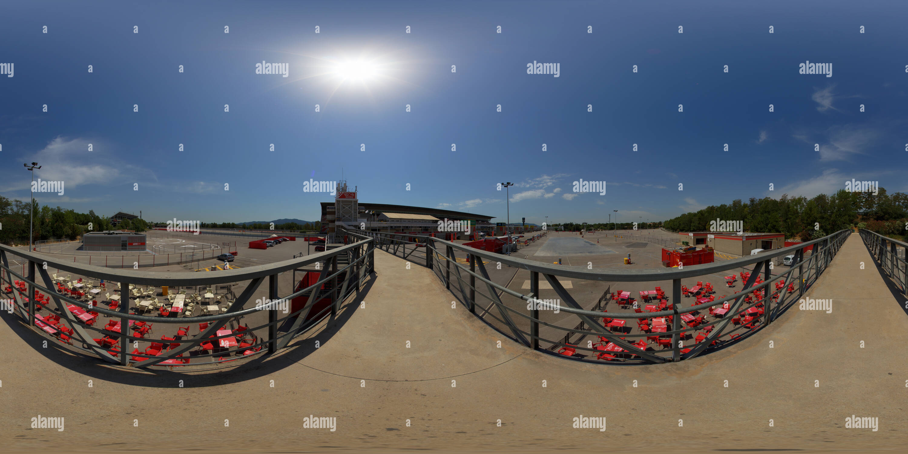 360° view of Circuit de Catalunya - Alamy