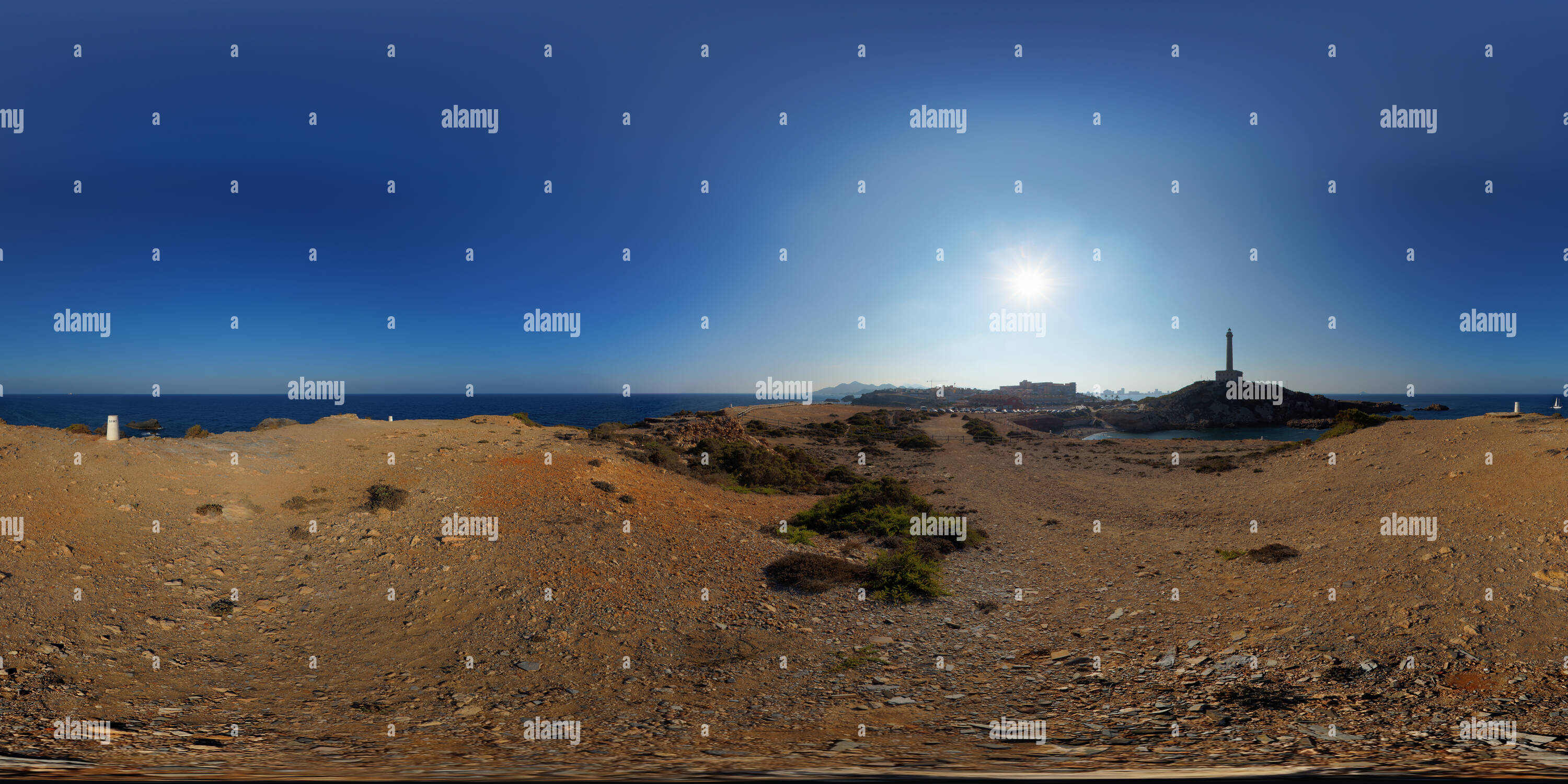360° view of Capo de Palos - Alamy