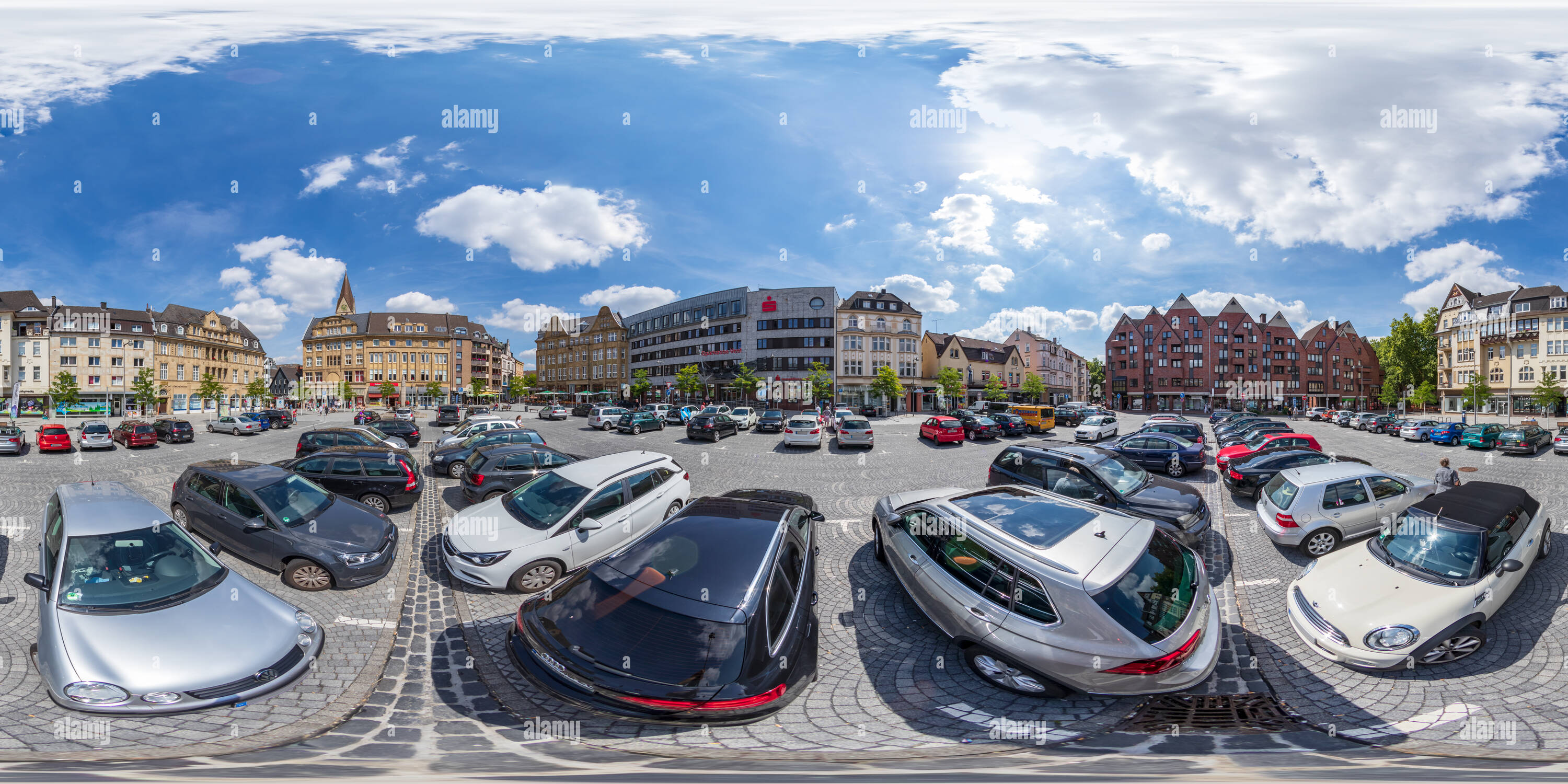 360° view of Castrop Rauxel Marktplatz - Alamy