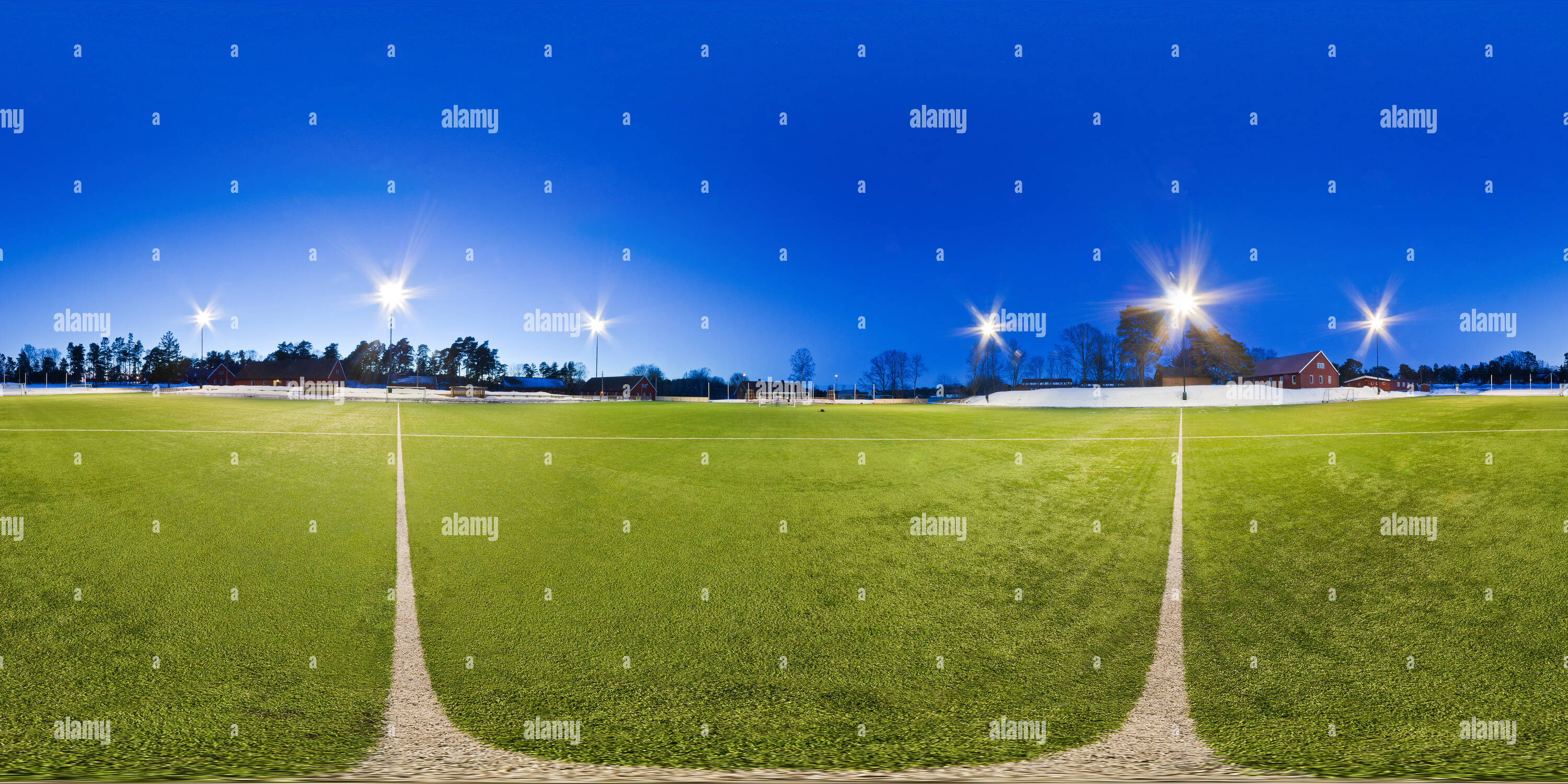 360° view of Football terrain in Hove - Alamy