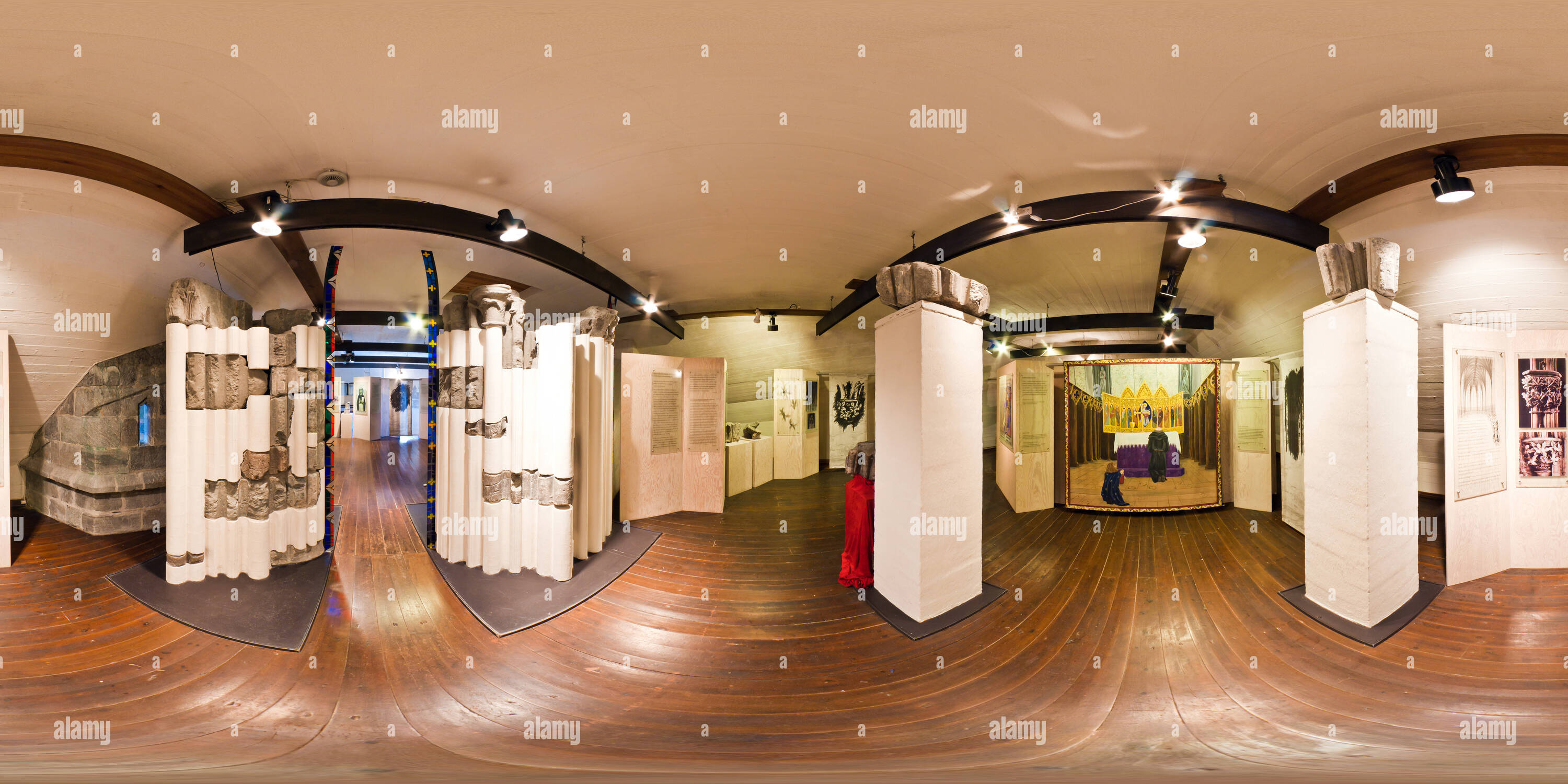 360° view of Art gallery in The Rosenkrantz Tower, Bergen - Alamy