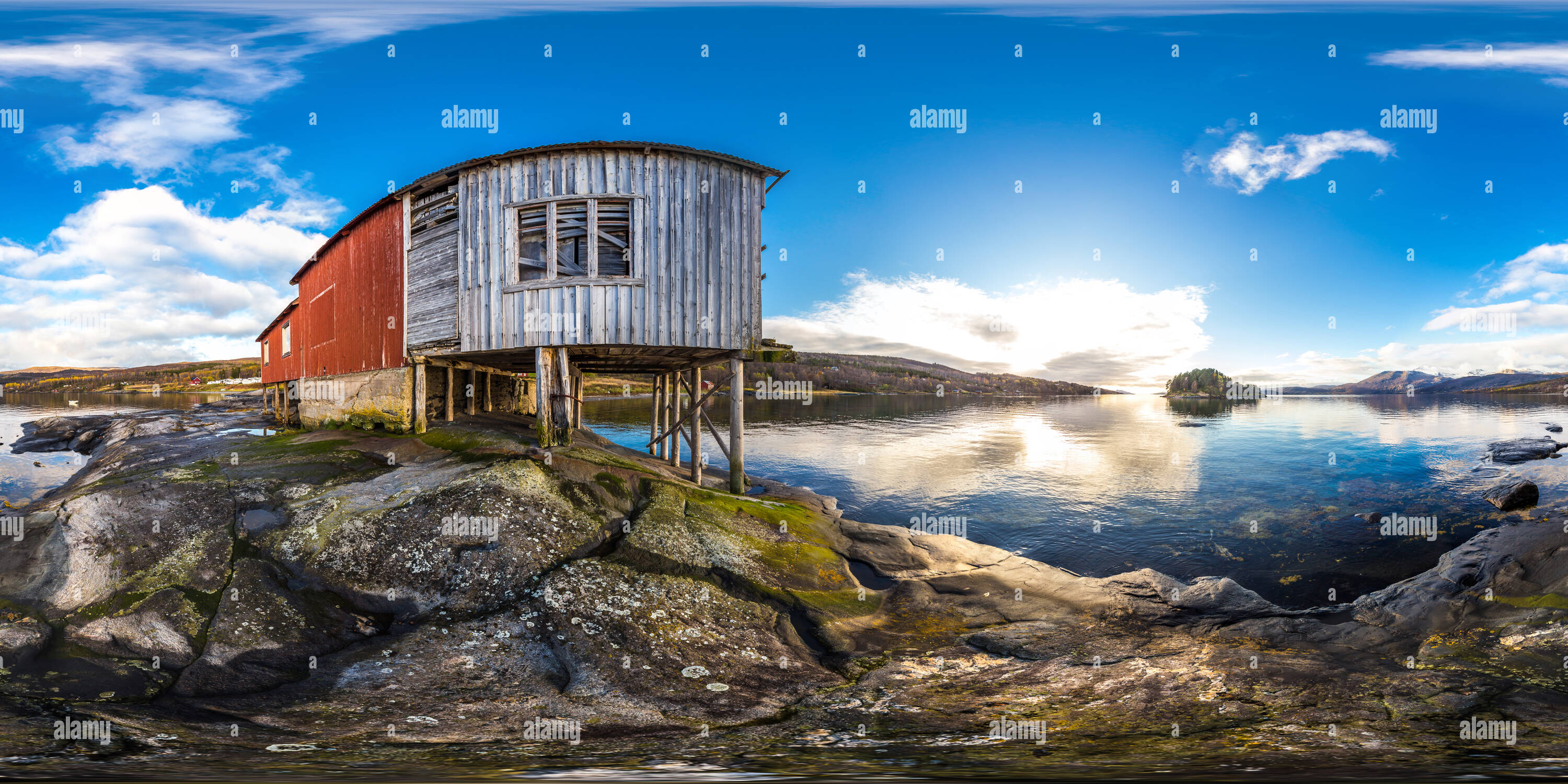 360° view of Norway by the way, Nordland, Norway - Alamy