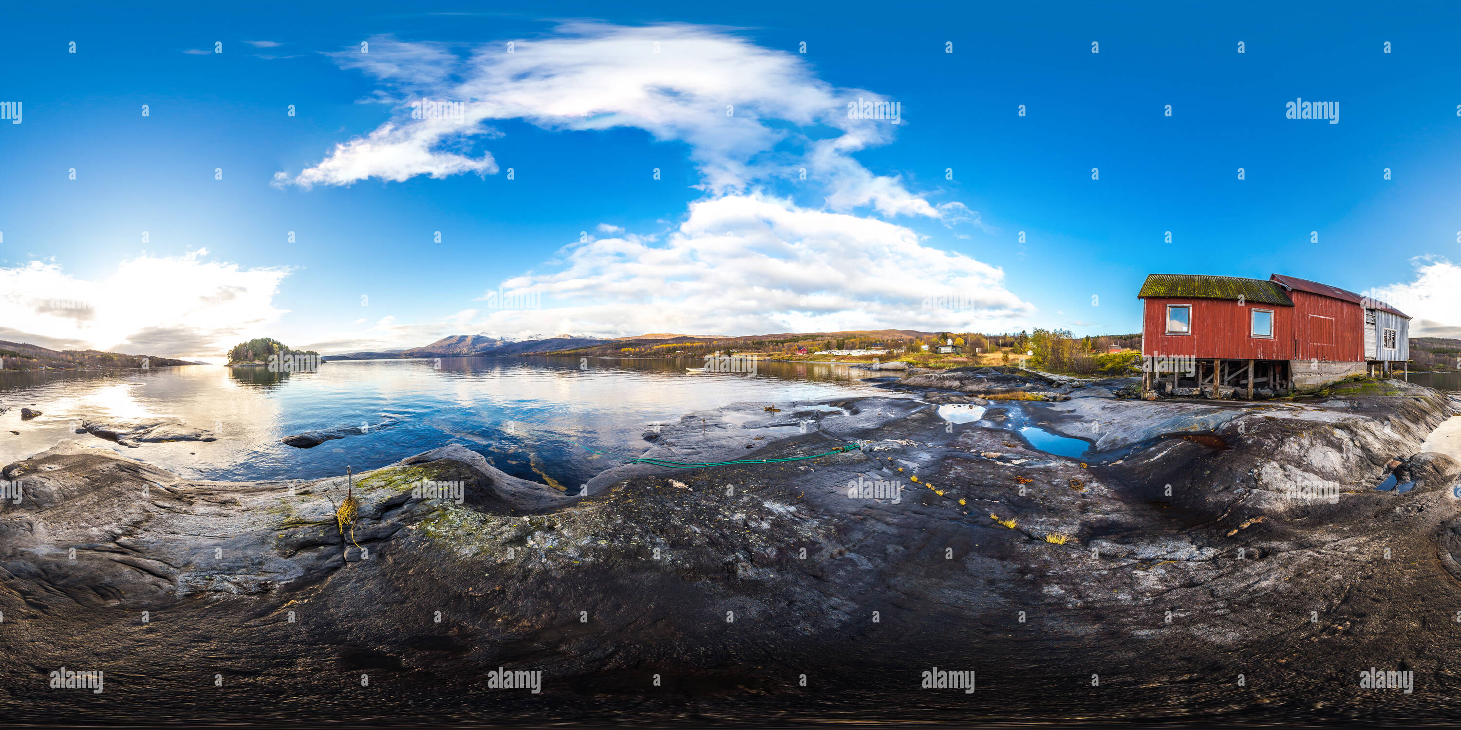 360° view of Norway by the way - Alamy