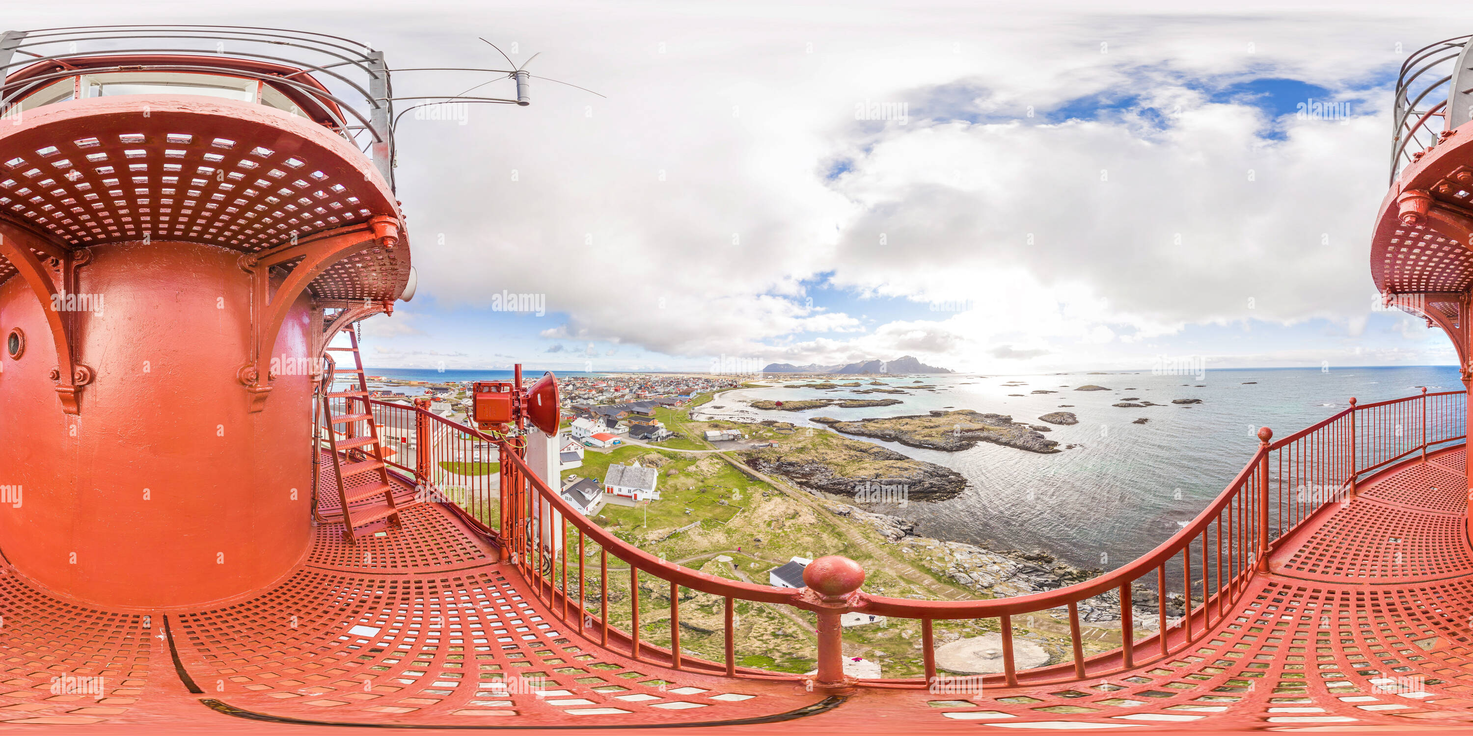 360° view of View from the Andenes Lighthouse, Andenes, Norway - Alamy