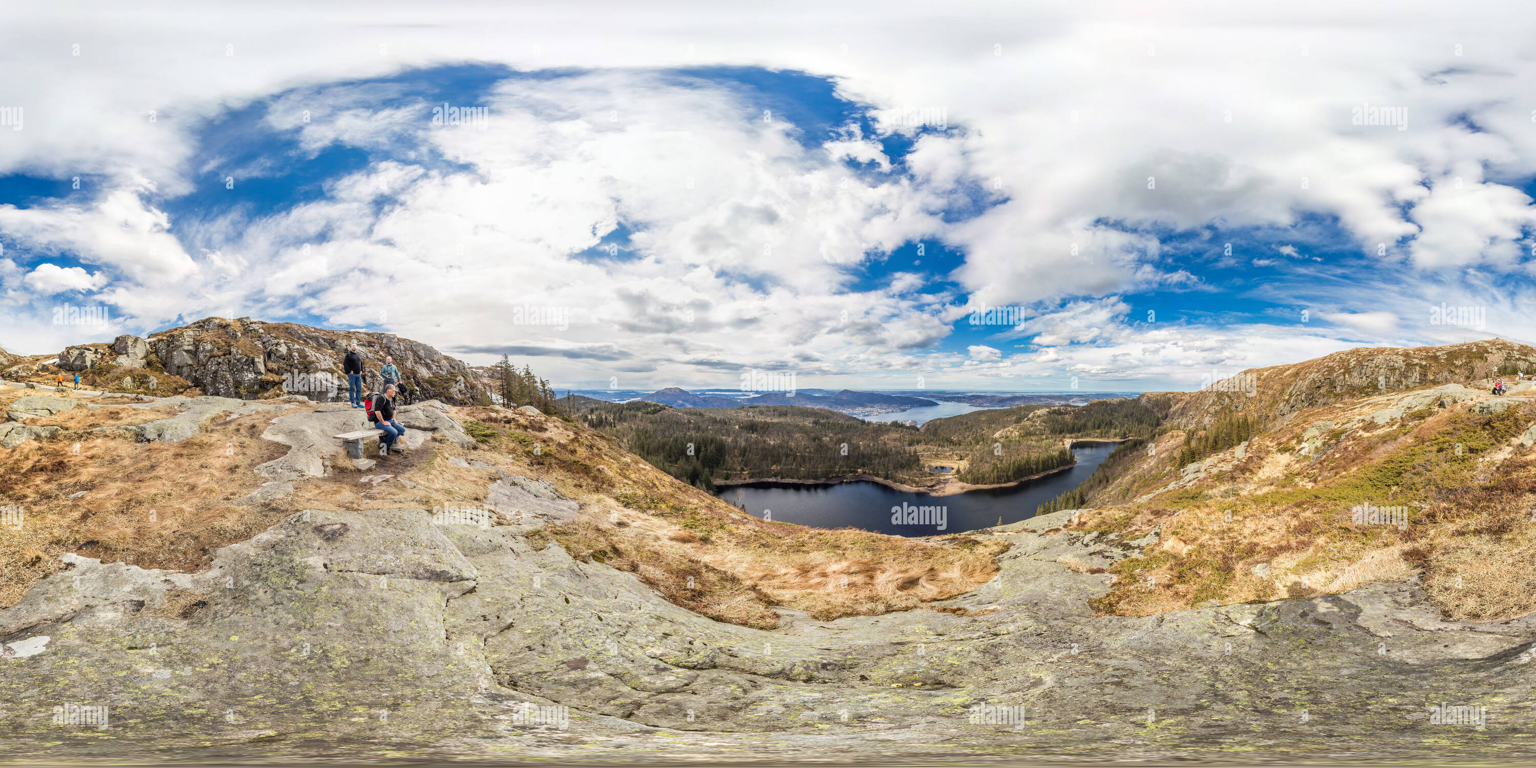360° view of View from Floyen, Bergen, Norway - Alamy