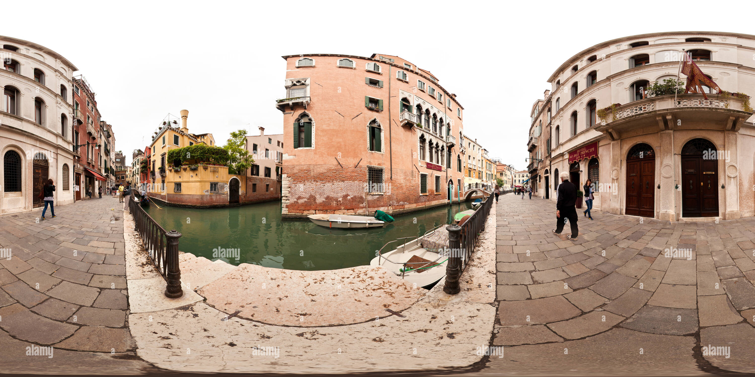 360° view of Venezia, Rio San Provolo - Alamy