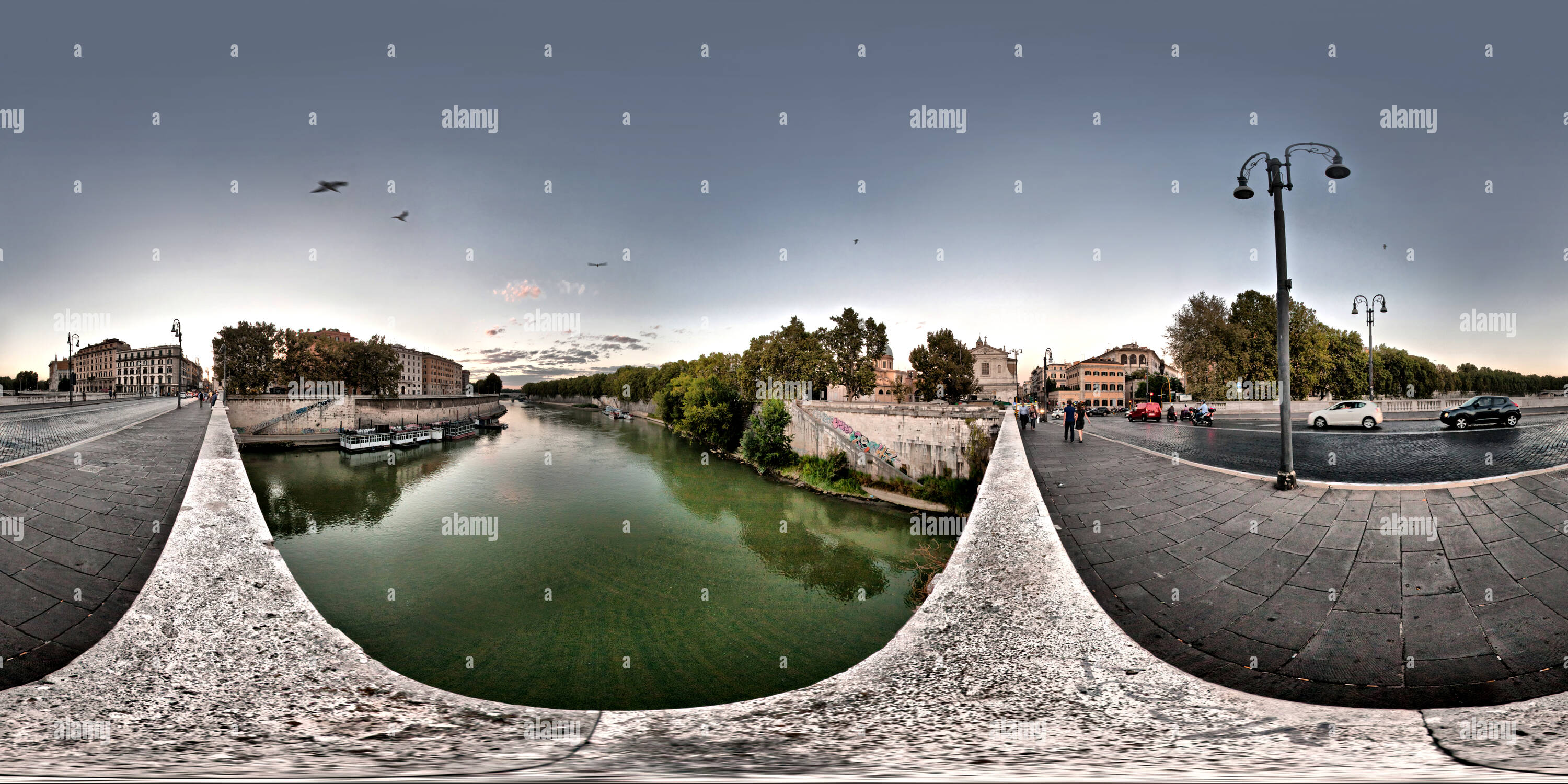 360° view of Roma Ponte Cavour - Alamy