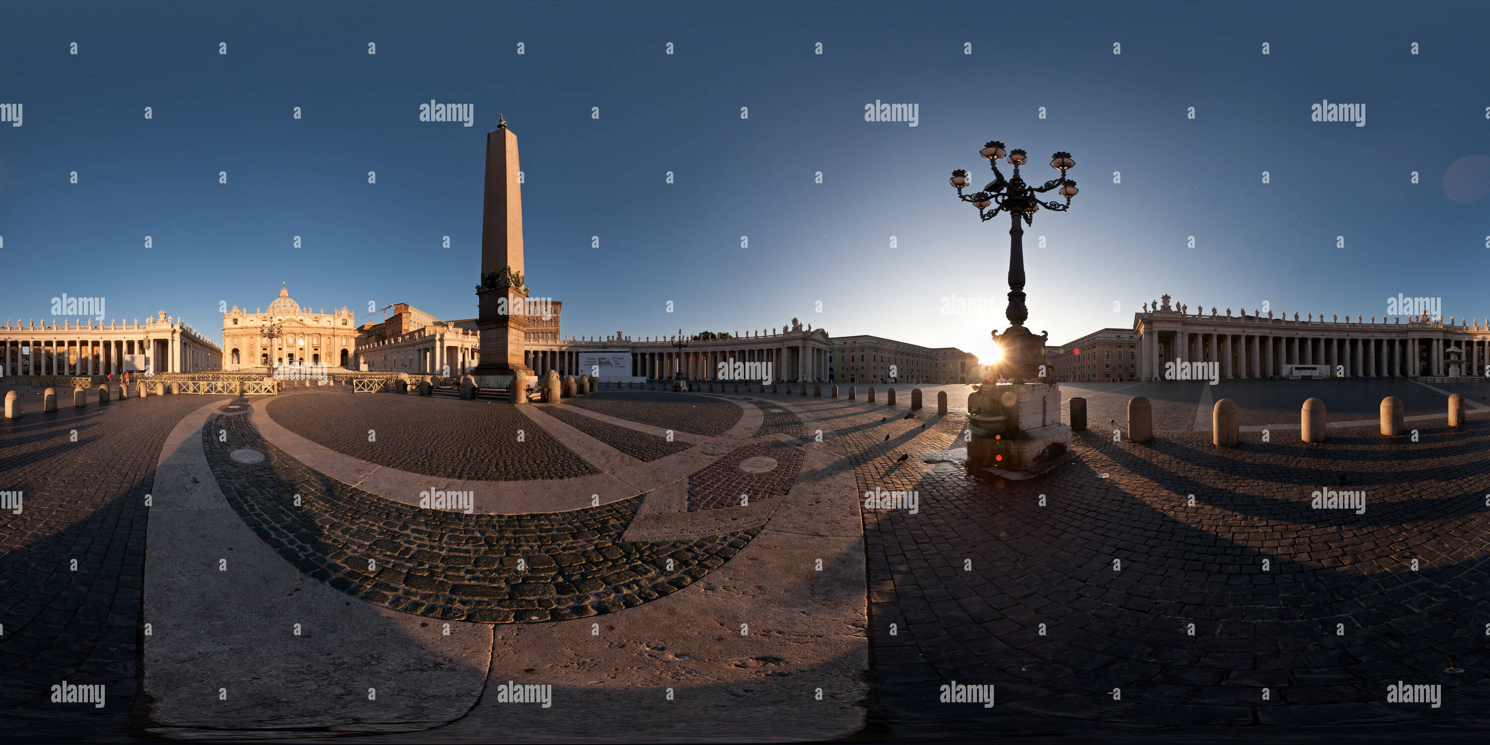 360° view of Piazza San Pietro in Vaticano - Alamy