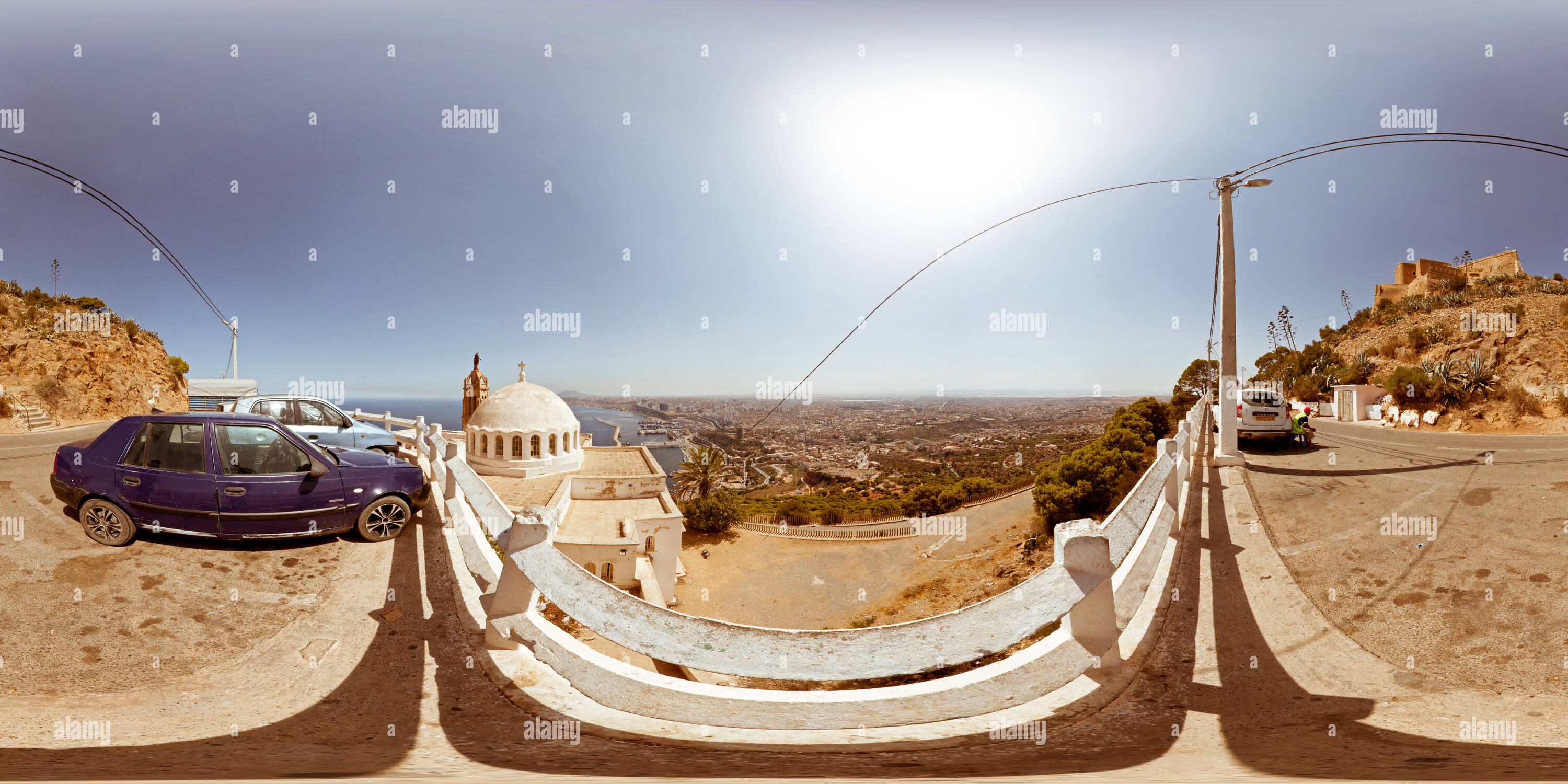 360° view of Oran view from Santa Cruz - Alamy