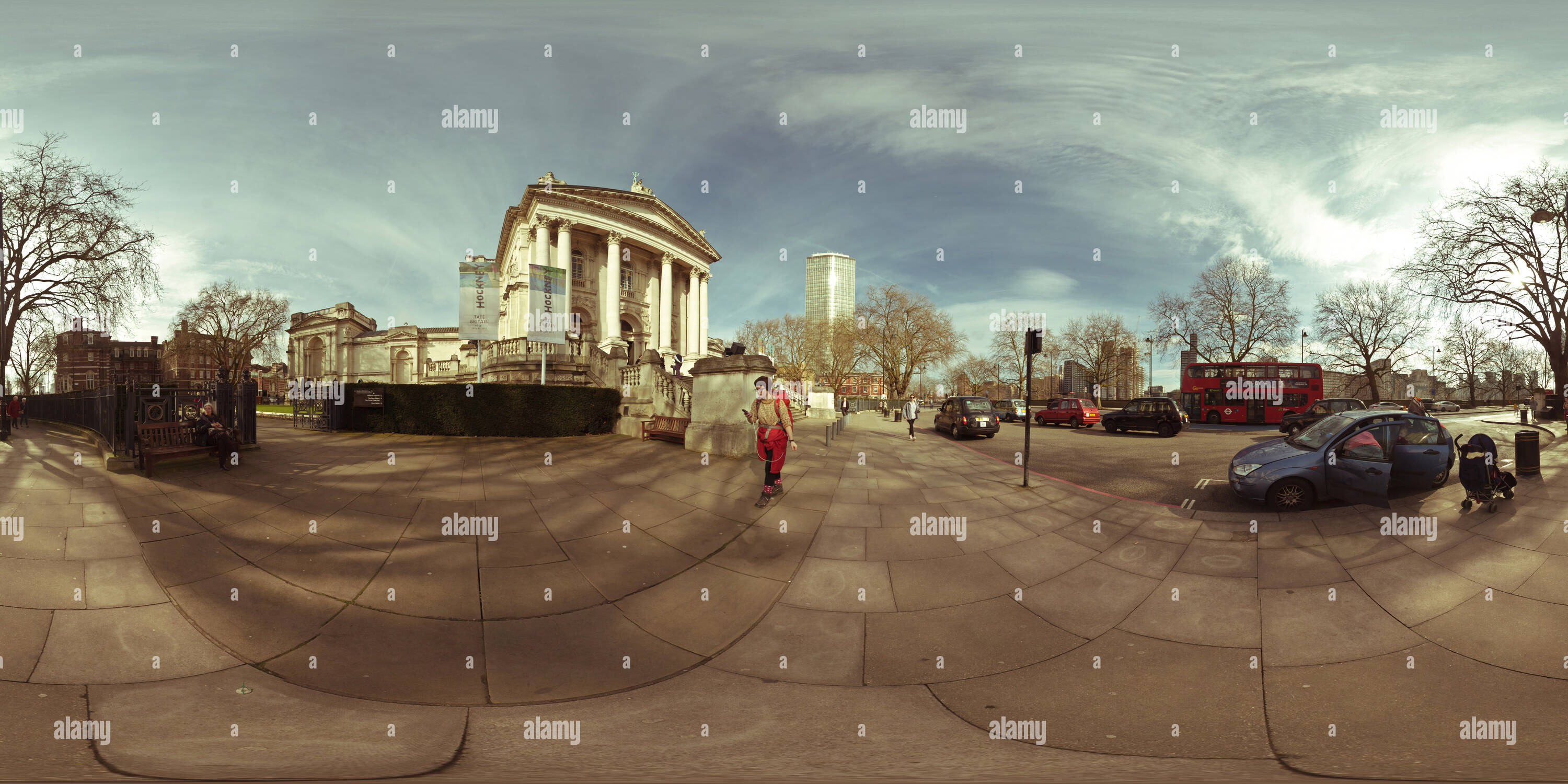 360° view of Tate Britain museum - Alamy