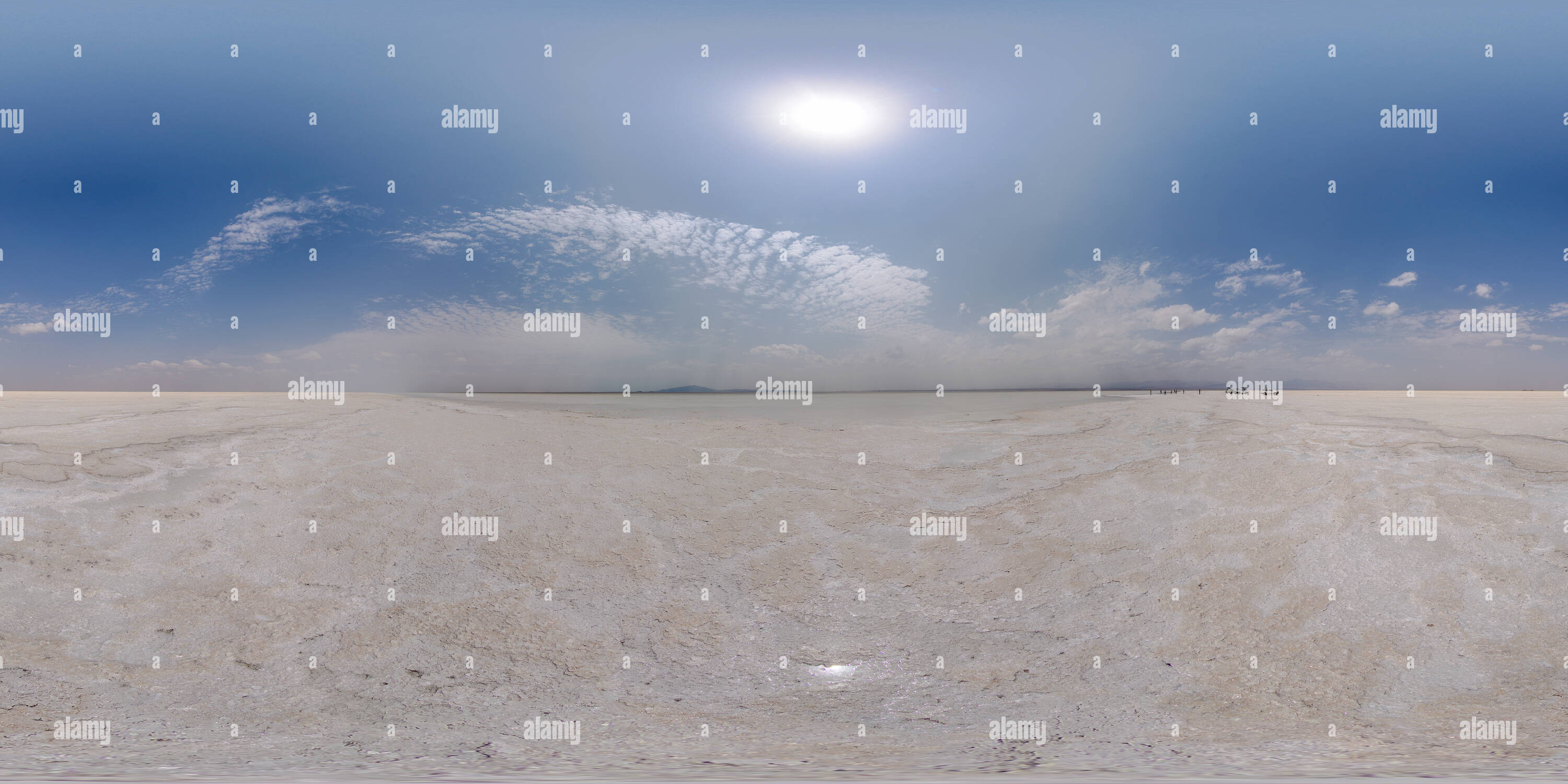 360° view of Danakil Depression - Lake Karum - Alamy
