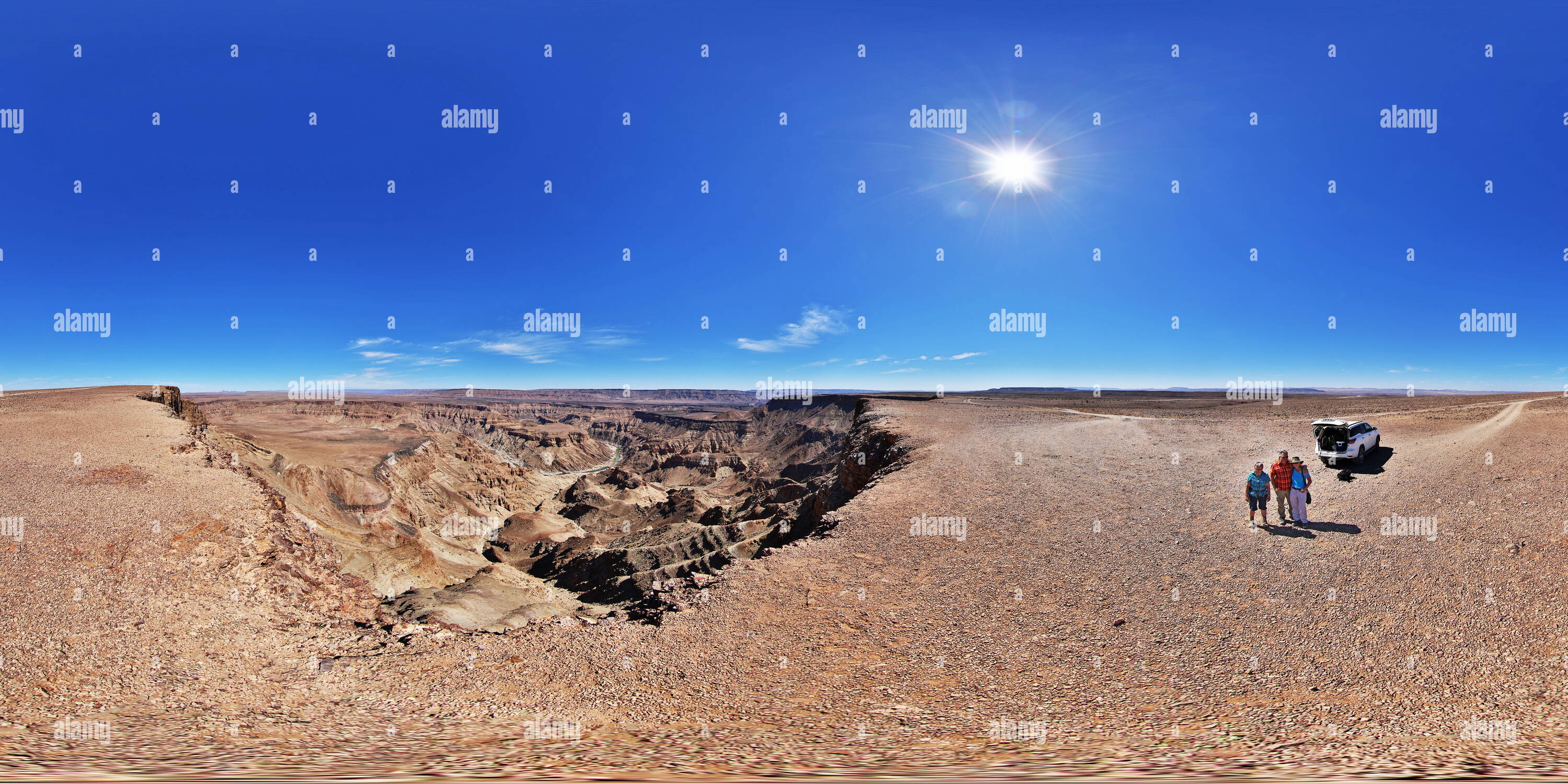 360° view of Fish River Canyon Lookout - Alamy