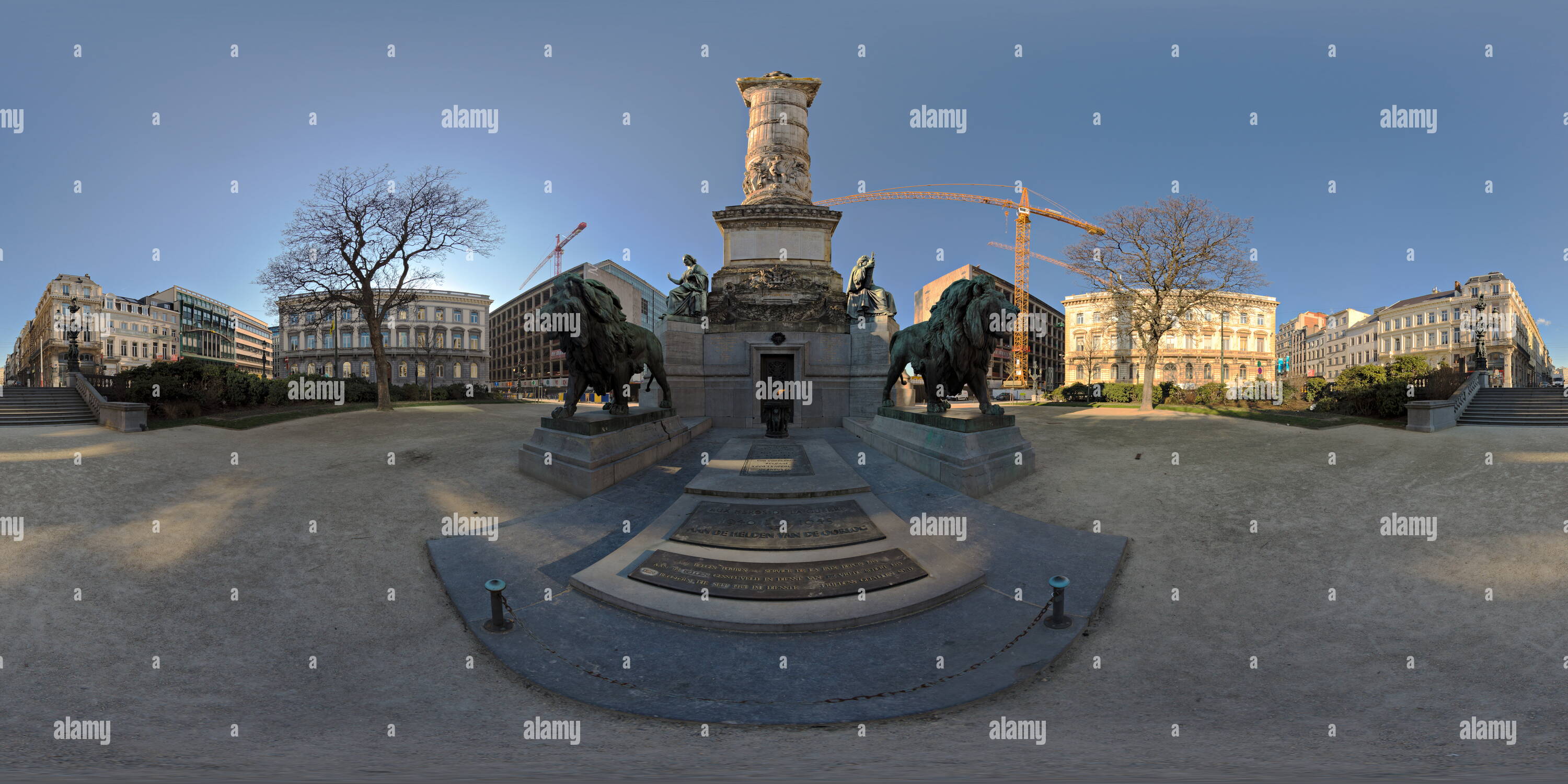 360° view of Eternal Flame, Congress Column, Brussels - Alamy