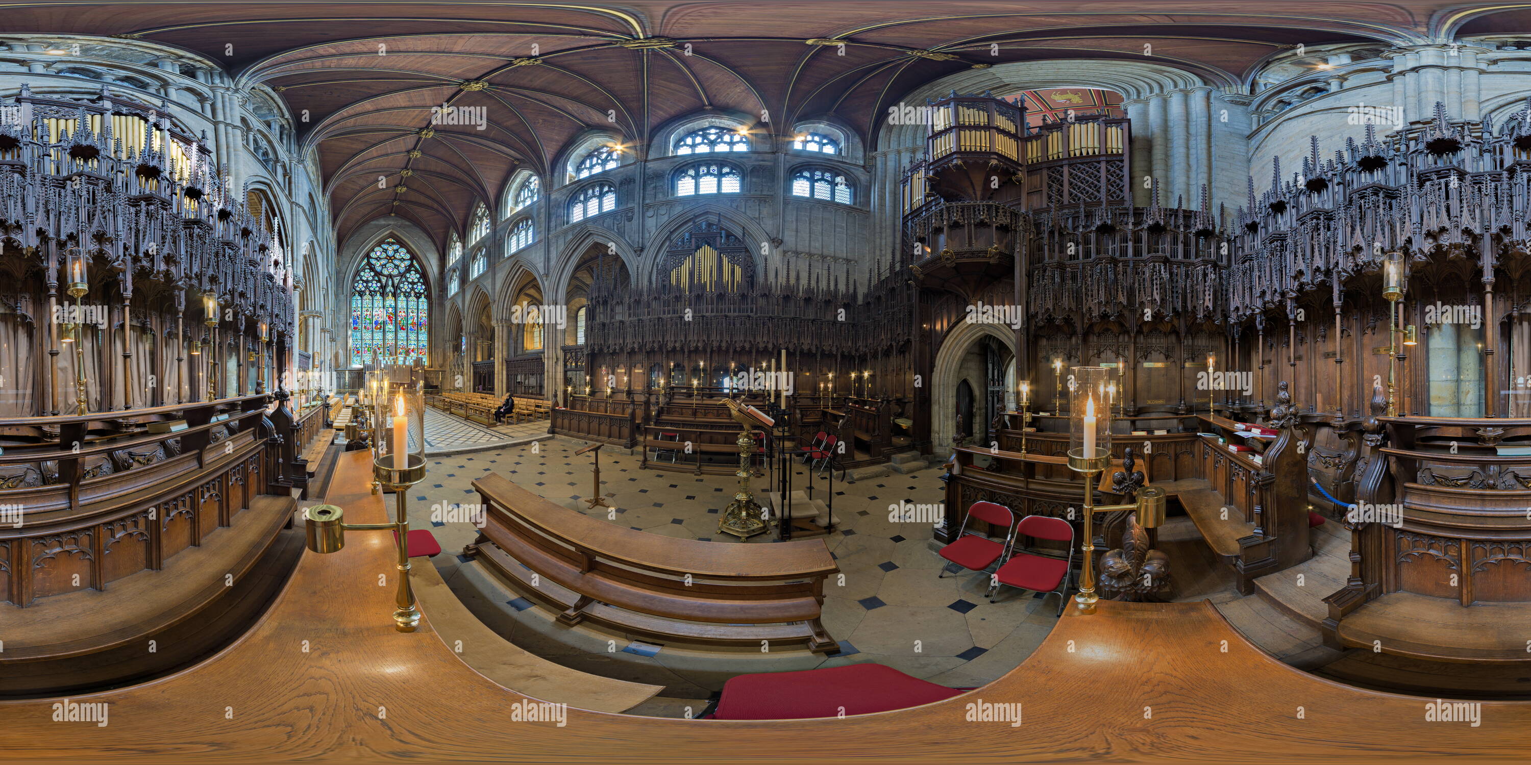 360° view of Choir Stall, Ripon Cathedral, England - Alamy