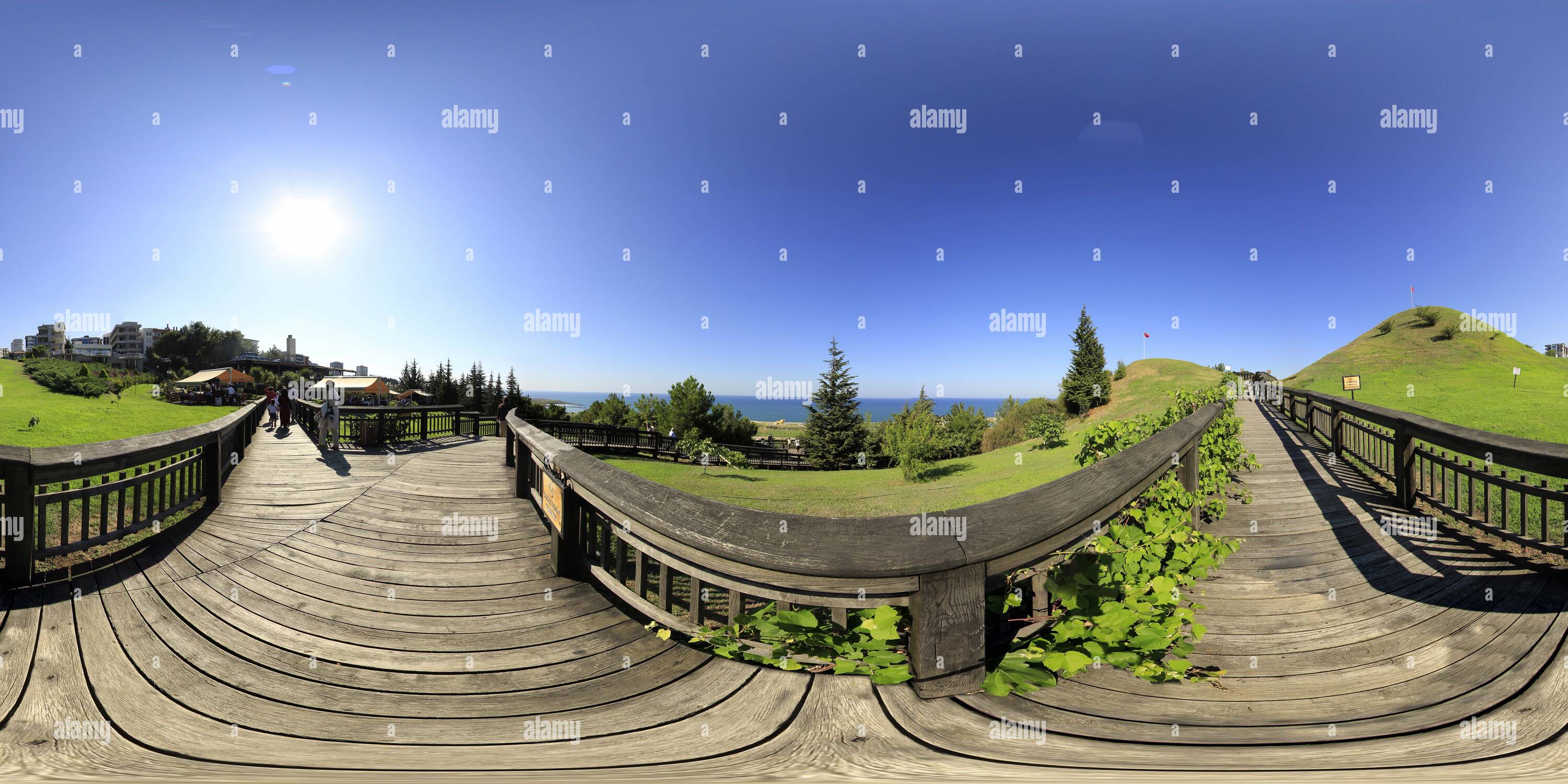 360° view of Amisos Tepesi-The tumulus - Alamy