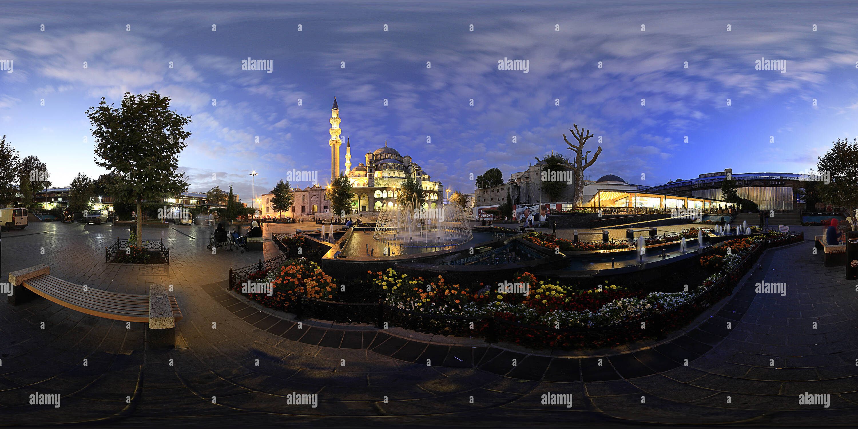 360° view of New Mosque-Yeni camii (2 - Alamy