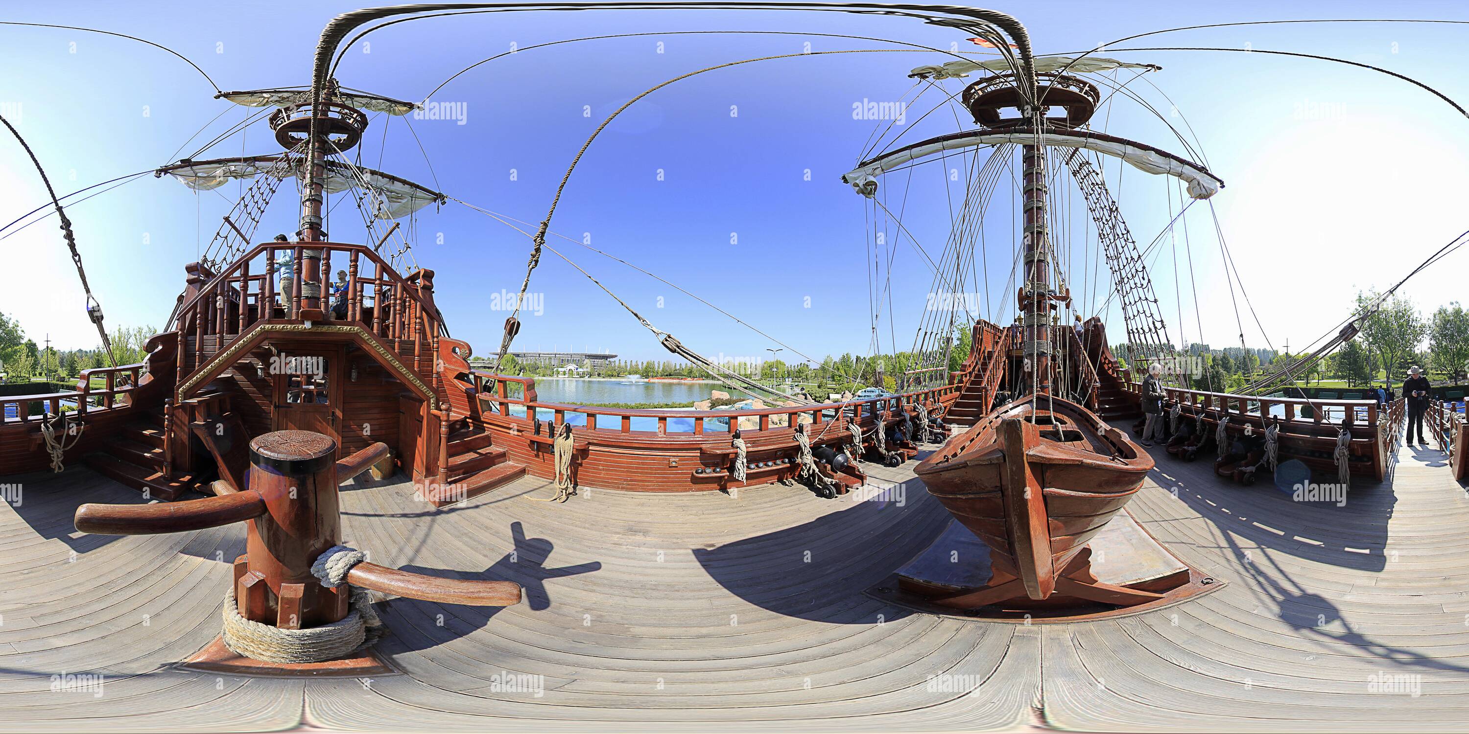 360° view of Korsan Gemisi 2 Sazova Parki - Alamy
