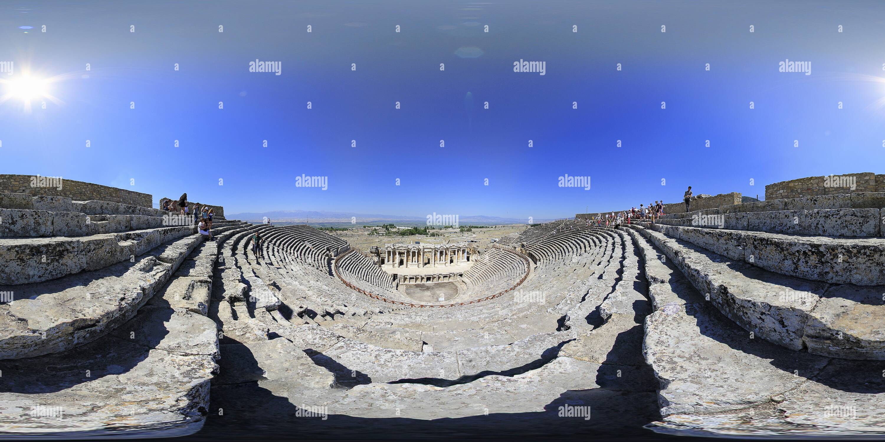 360° view of The ancient city of Hierapolis-Denizli-Turkey (2 - Alamy