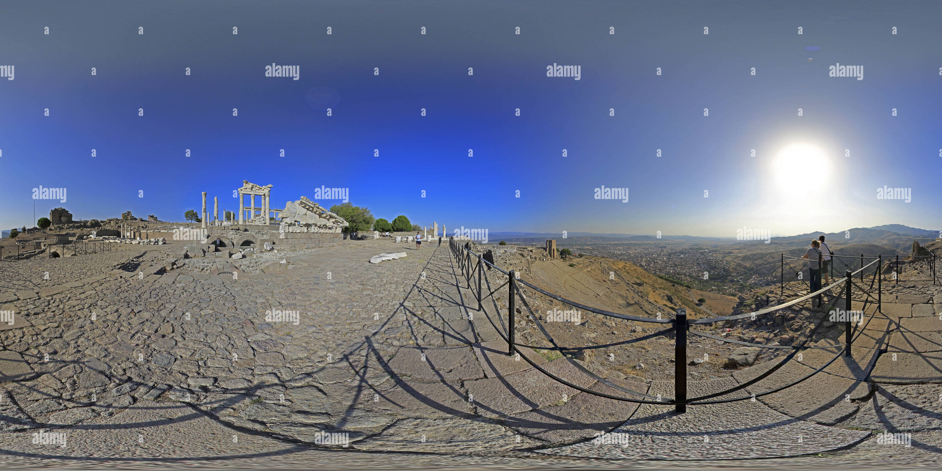 360° view of Ancient city of Pergamon (4 - Alamy