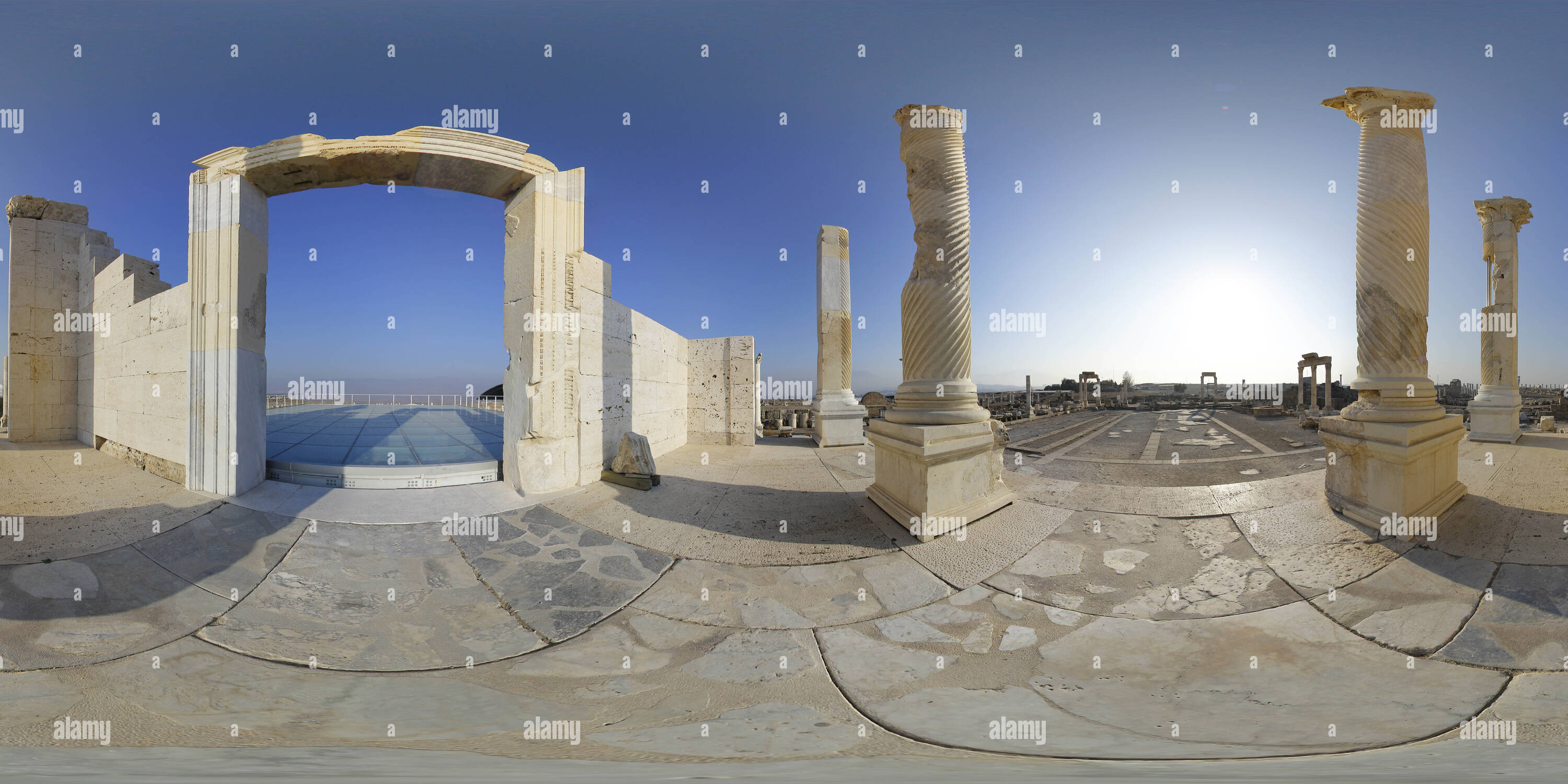 360° view of Ancient city of Laodikeia-Denizli Turkey - Alamy