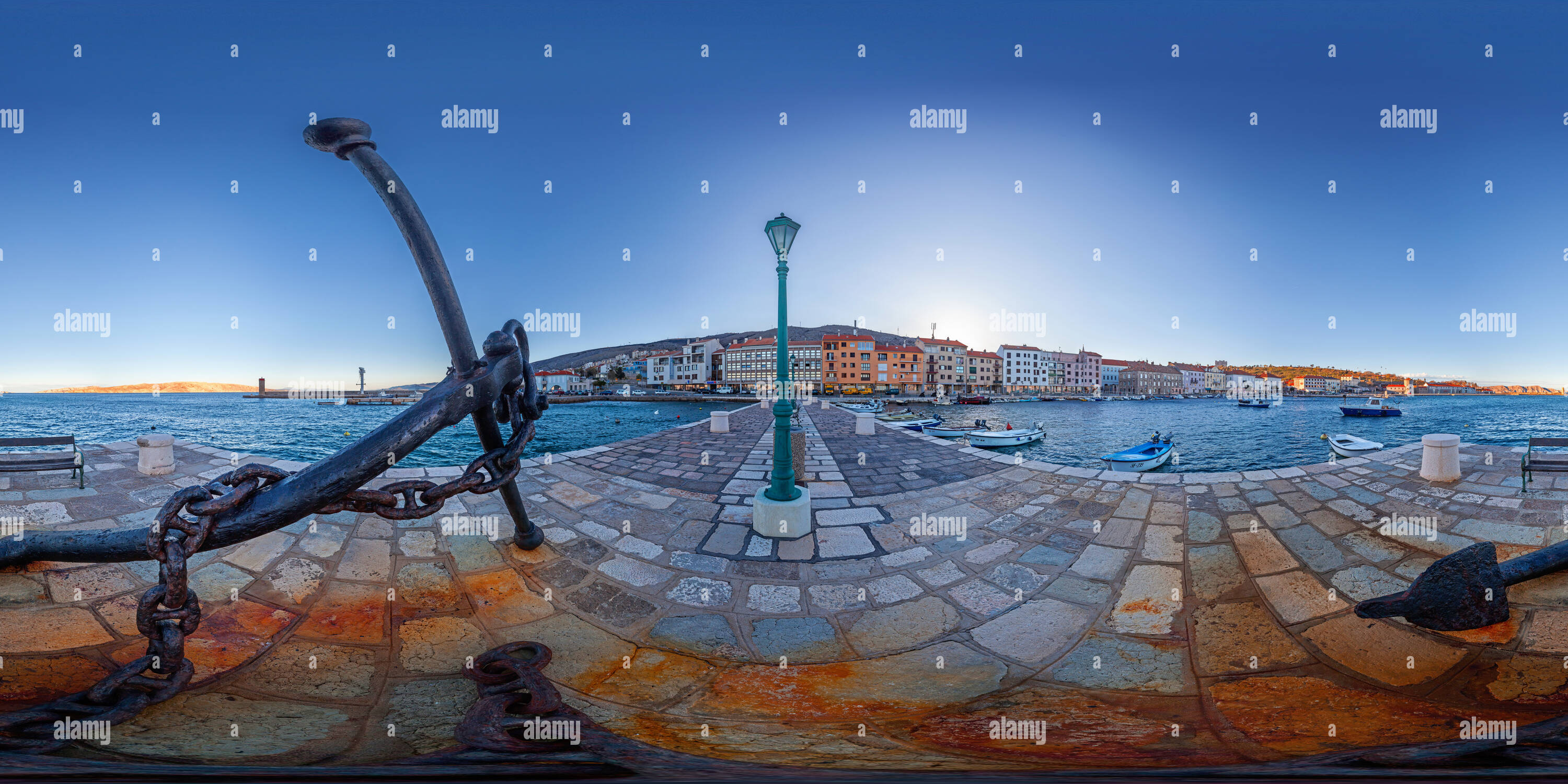 360° view of Anchor of Senj - Croatia - Alamy