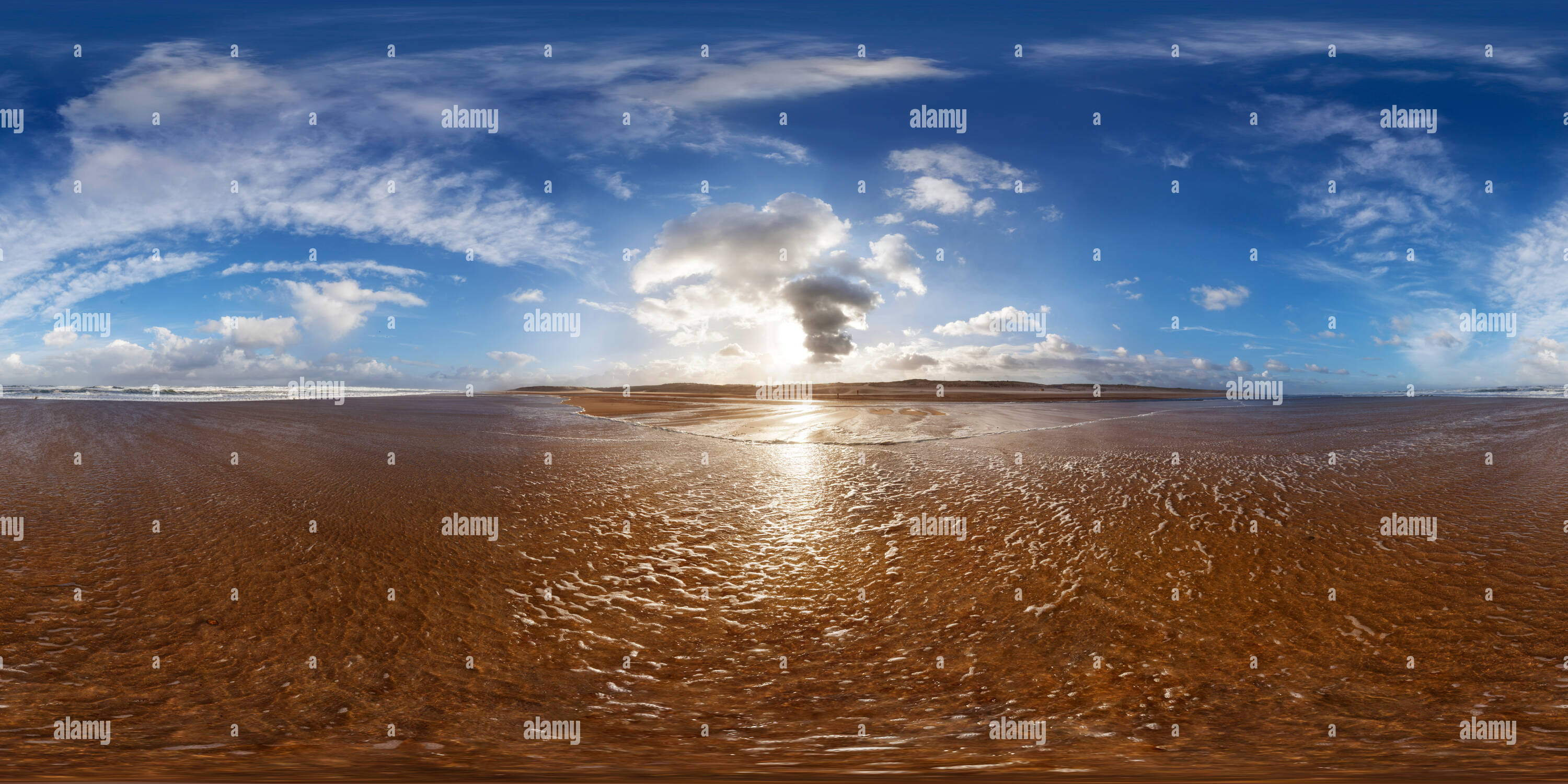 360° view of The wind over the beach - Moliets-et-Maa - Alamy