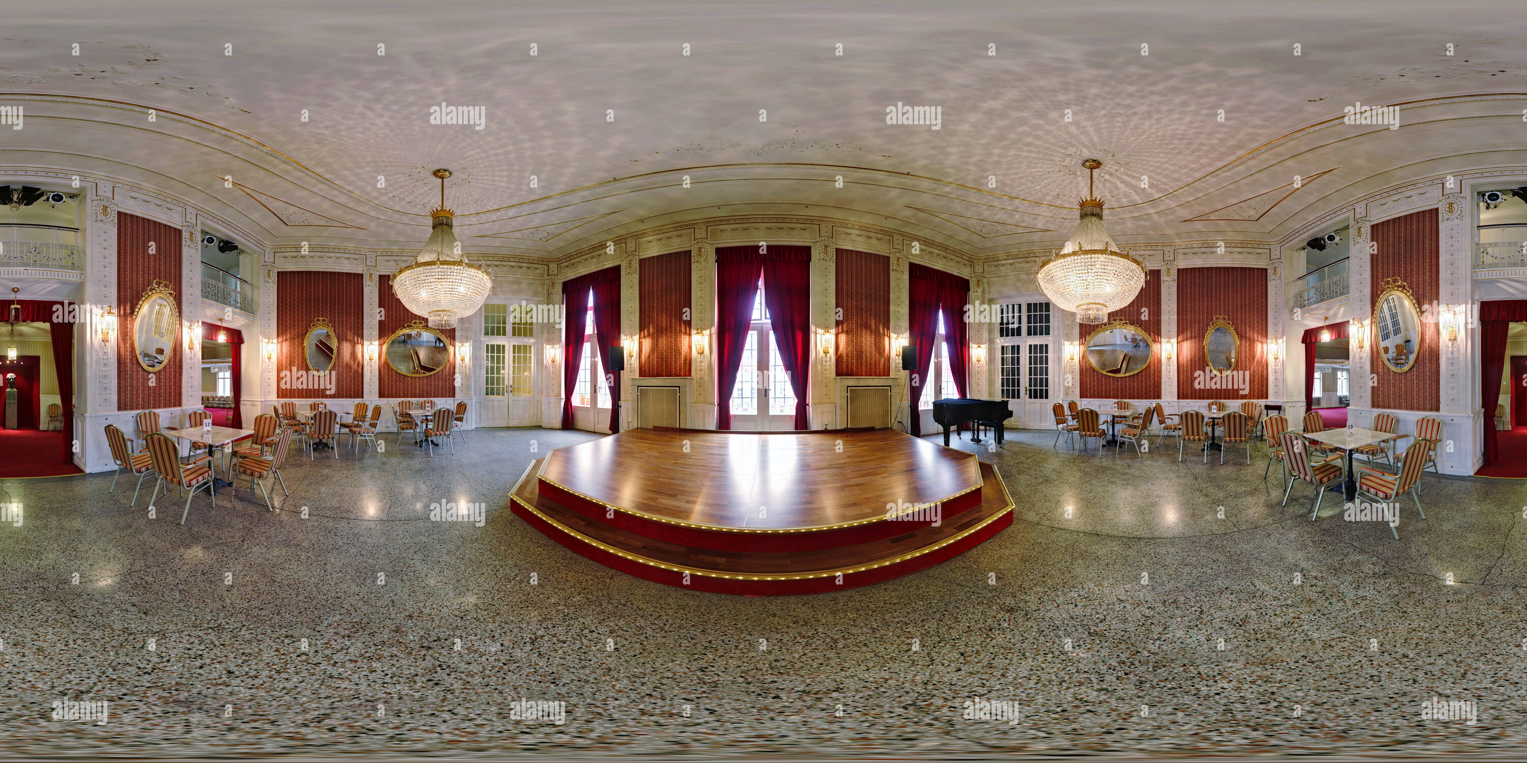 360° view of The Ballroom In Theater - Baden - Alamy