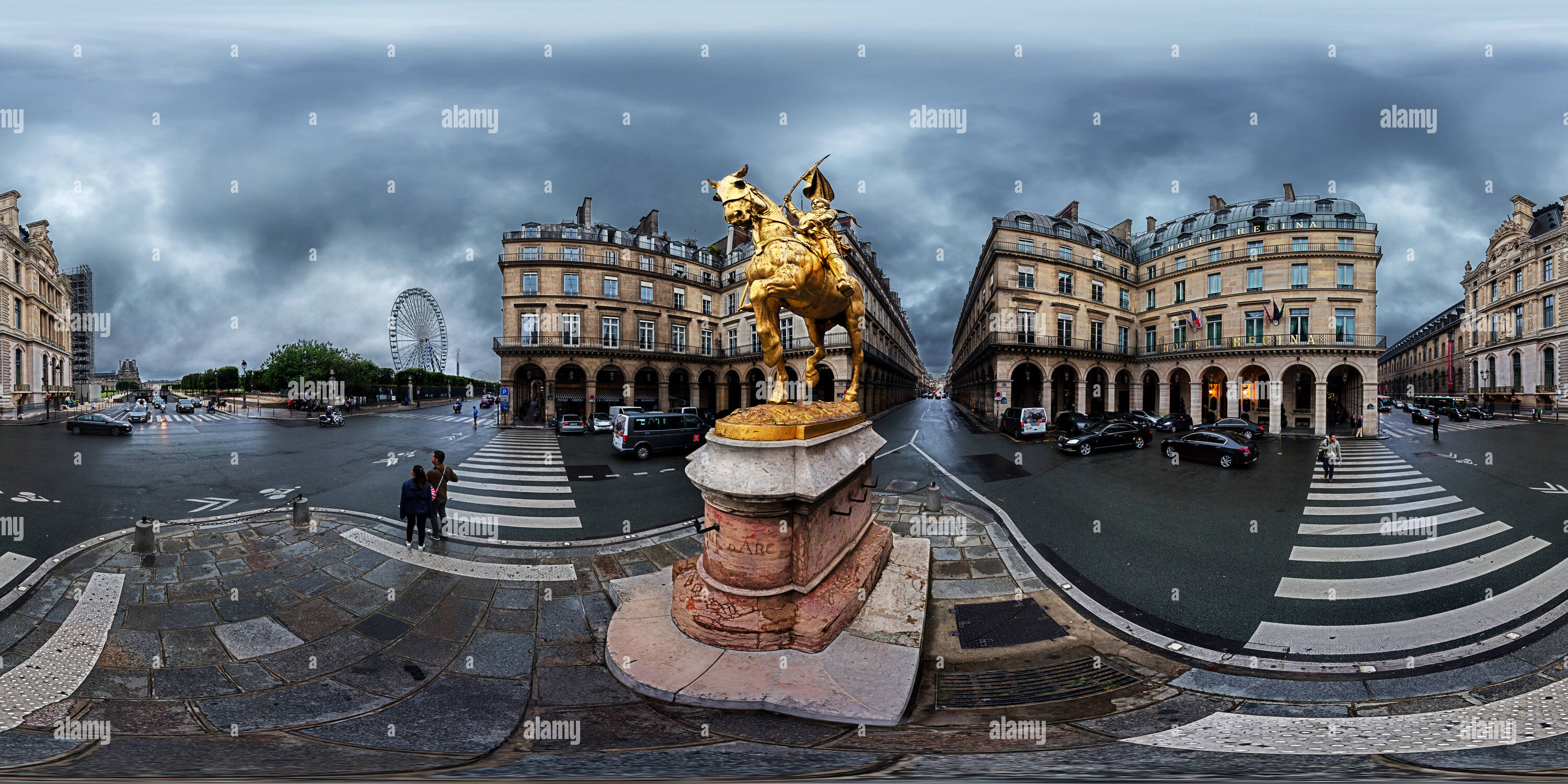 360° view of Statues of Jeanne d'Arc - Paris - Alamy