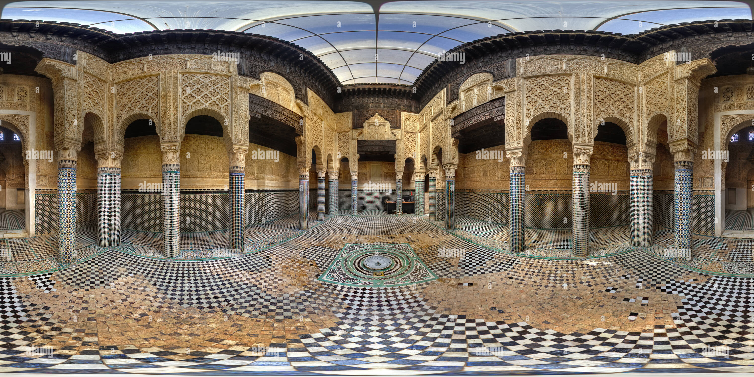 360° view of Medersa de Merinides - Salé - Alamy