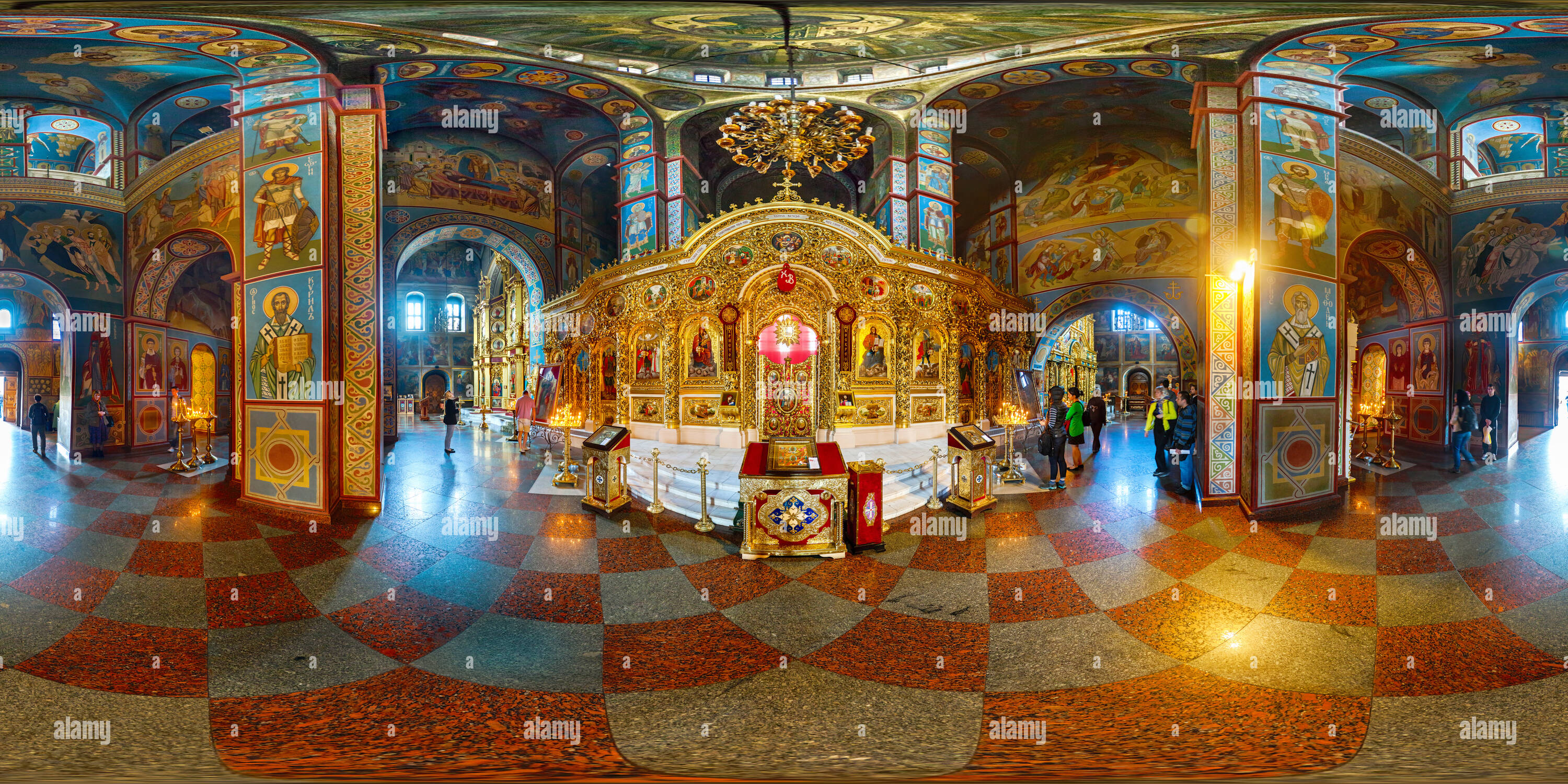 360° view of Interior of St. Michael's Golden-Domed Monastery - Kiev ...