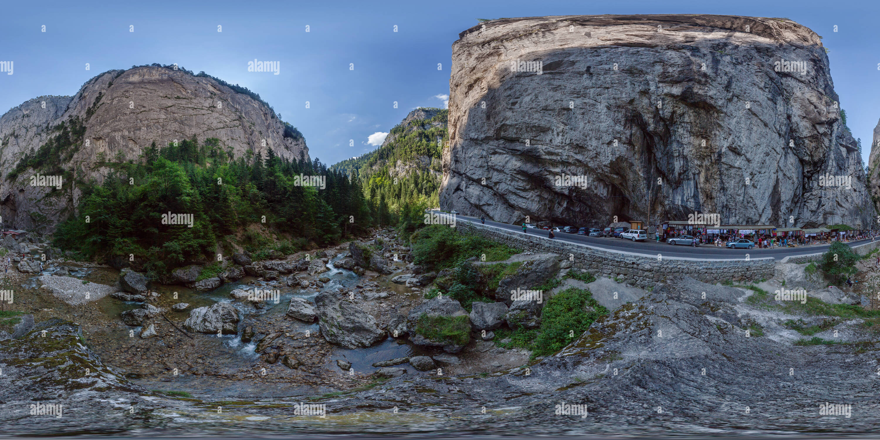 360° view of Cheile Bicazului - Bicaz Gorge - Alamy