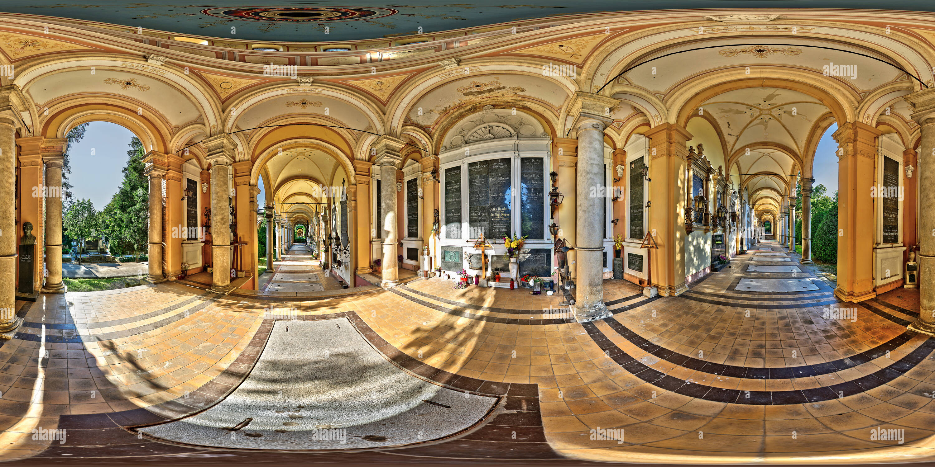 360° view of Entrance of Mirogoj Cemetery - Zagreb - Alamy