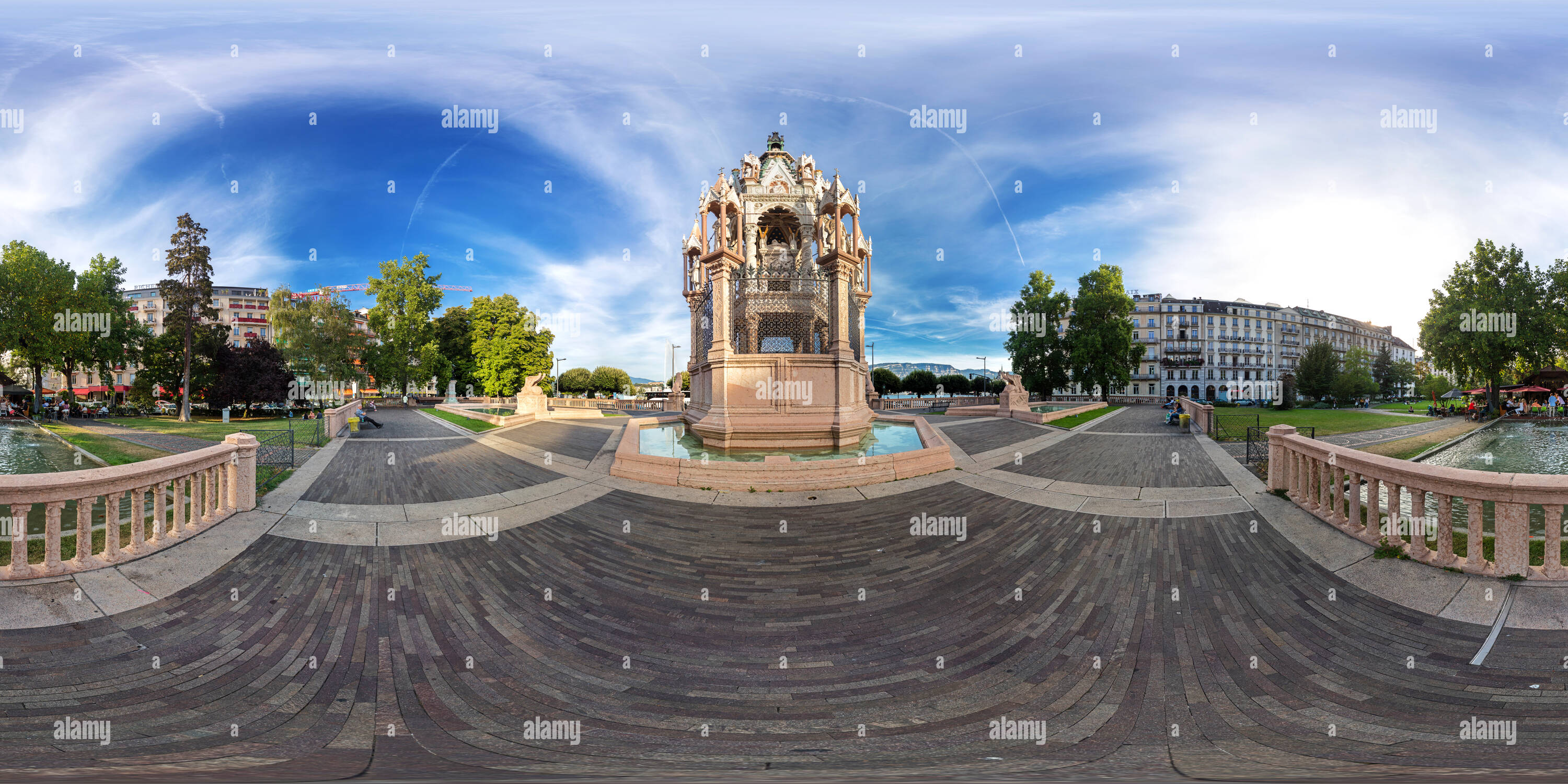 Switzerland geneva brunswick monument mausoleum hi-res stock ...