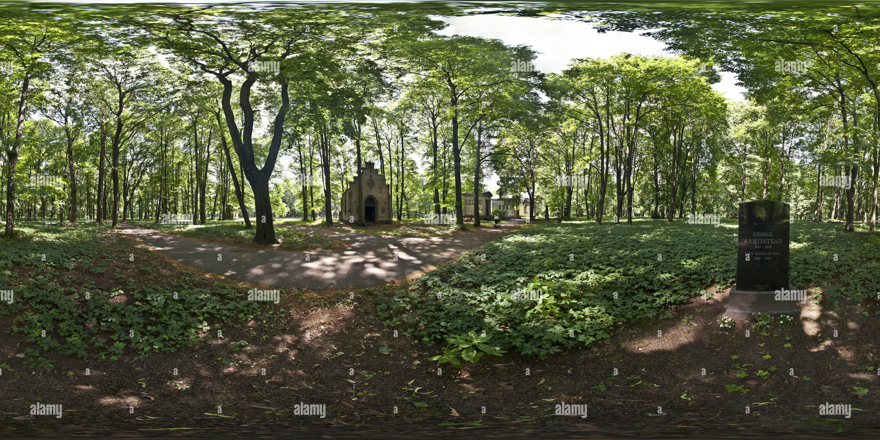 360° view of Grave of George Armitstead (Mayor of Riga) in Great ...