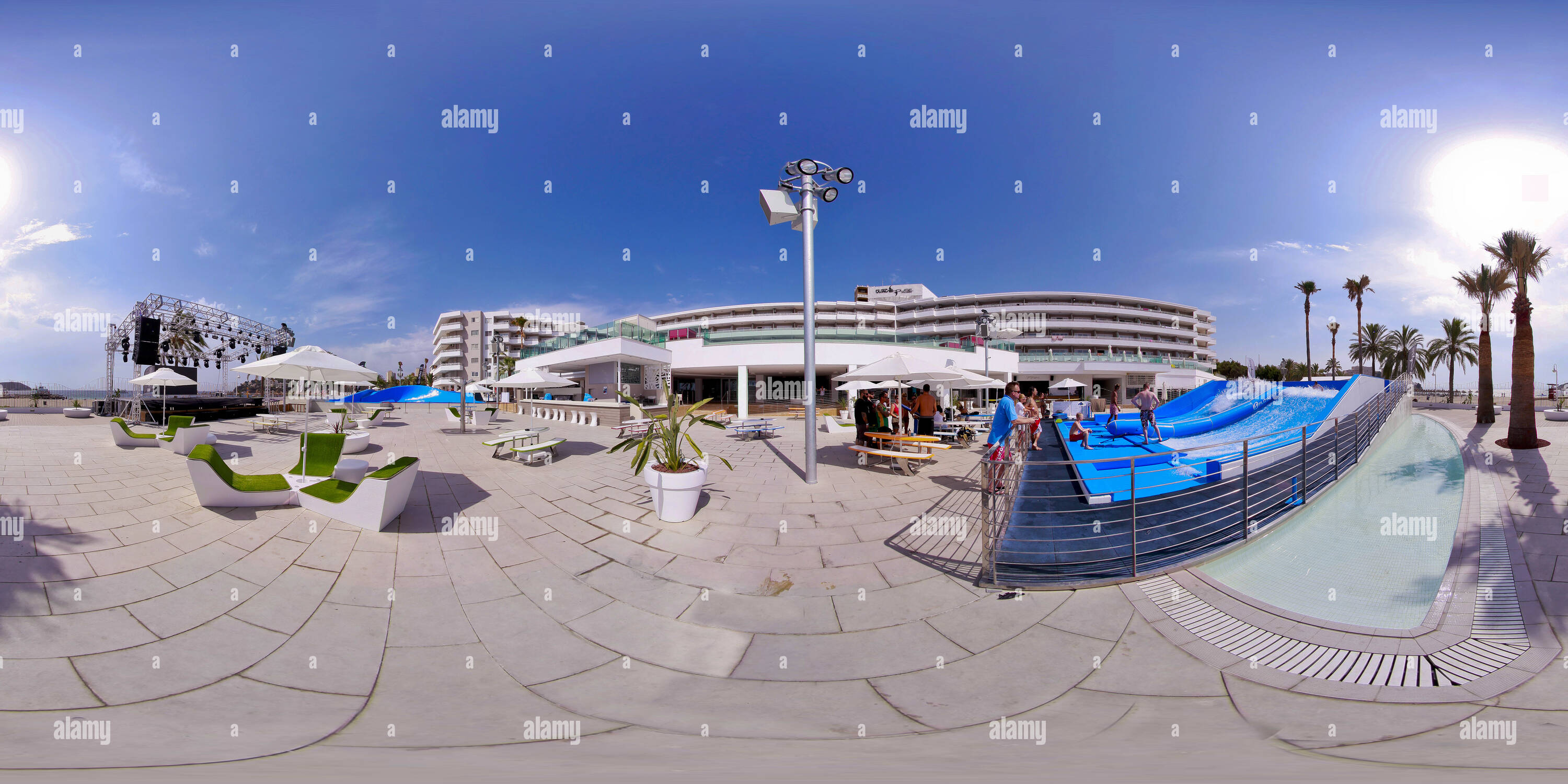 360° view of Wave House Hotel Magaluf,Mallorca - Alamy