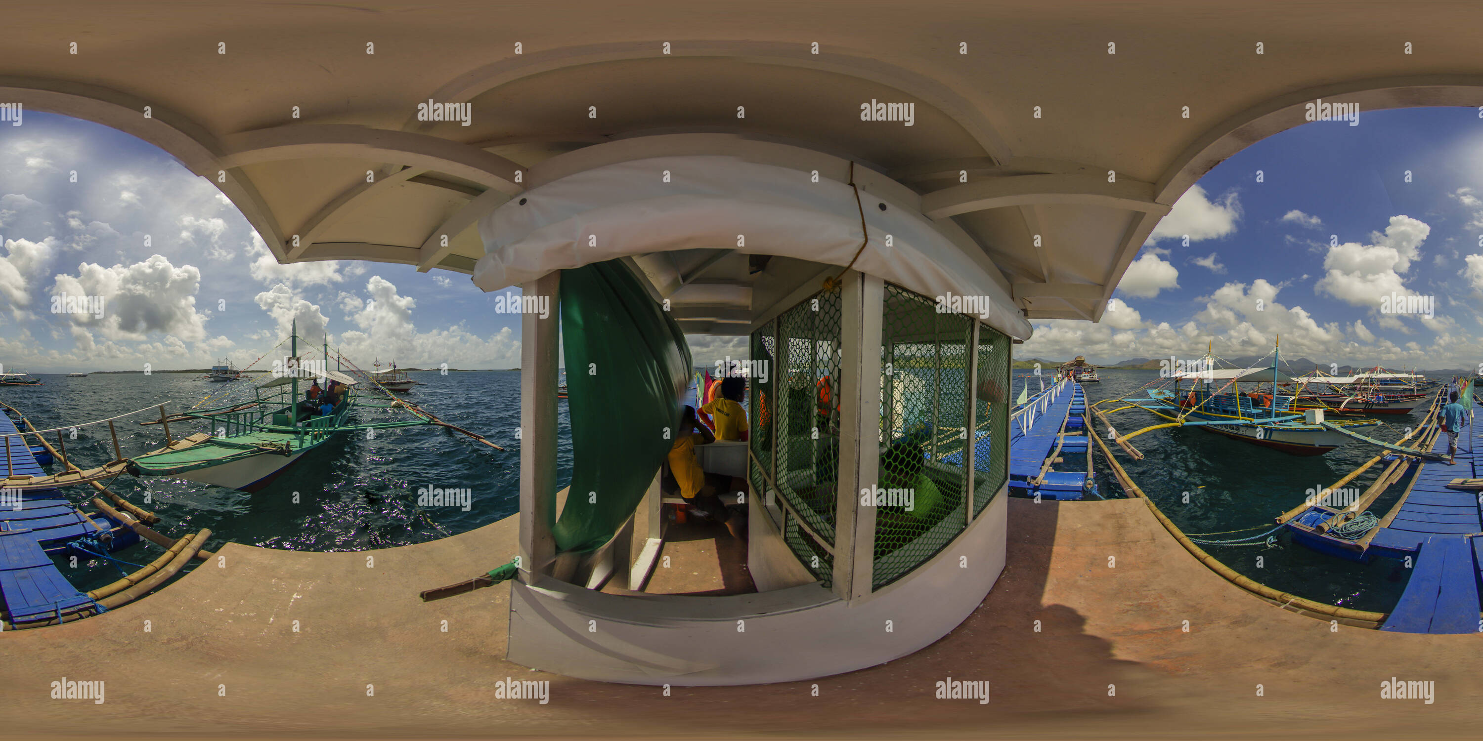 360° view of Pambato Reef in the Honda Bay in Palawan - Alamy