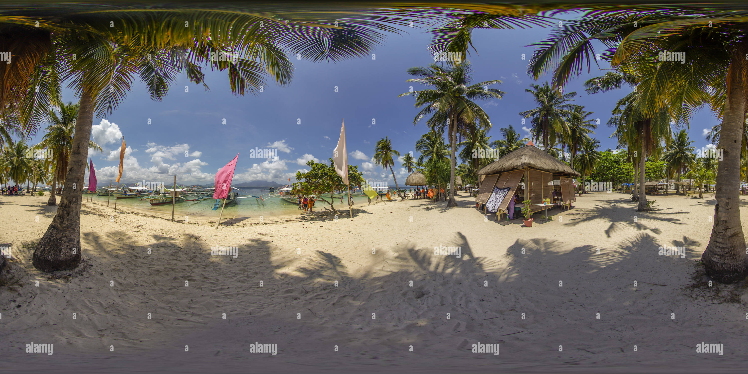 360° view of Pandan Island in the Honda bay - Alamy