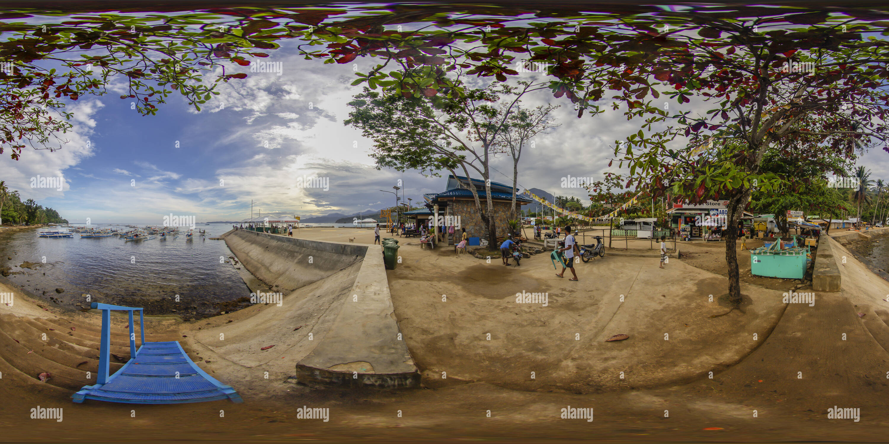 360° view of Sabang departure Boat terminal - Alamy