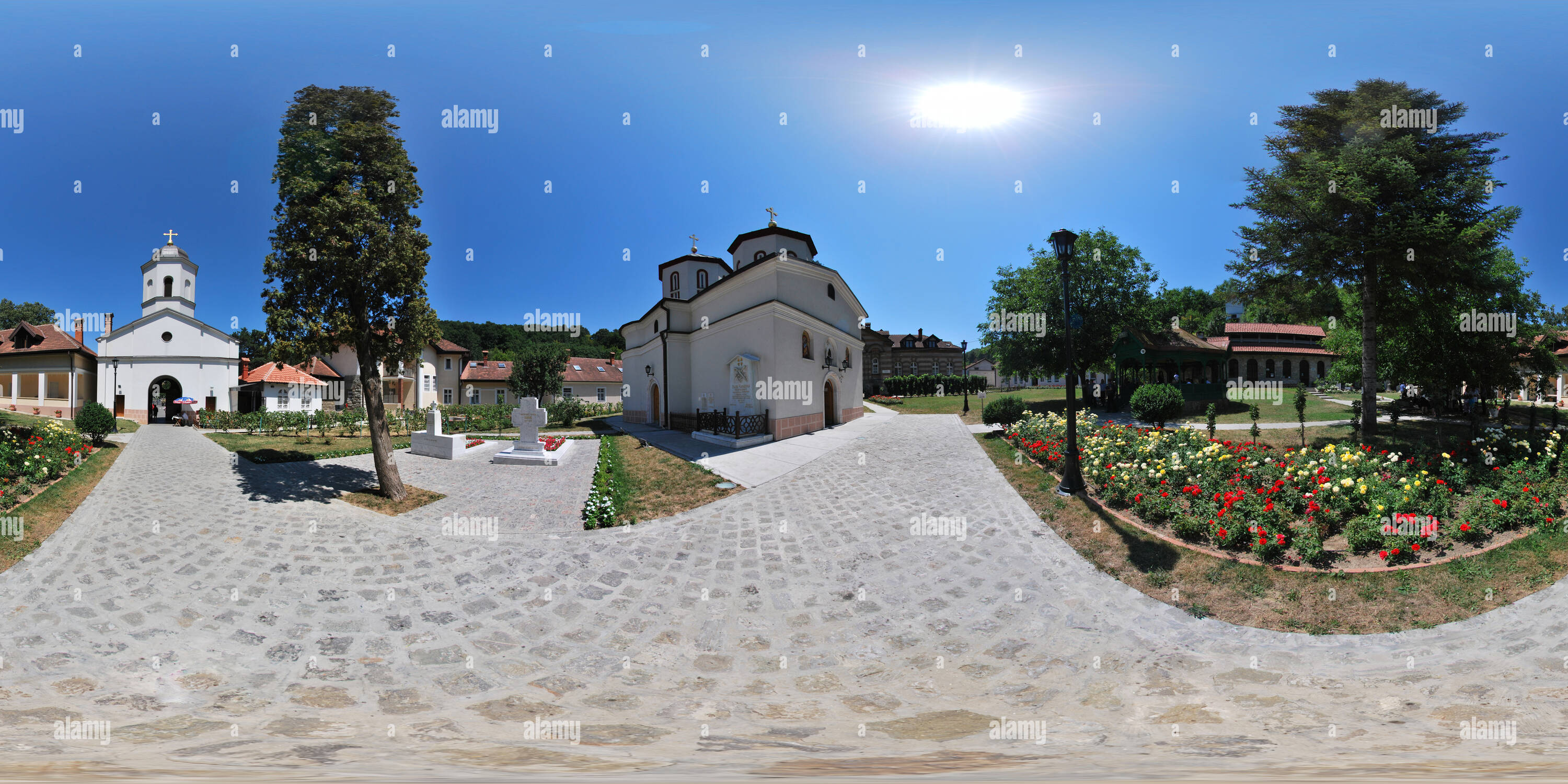 360° view of Rakovica monastery [Belgrade] - Alamy