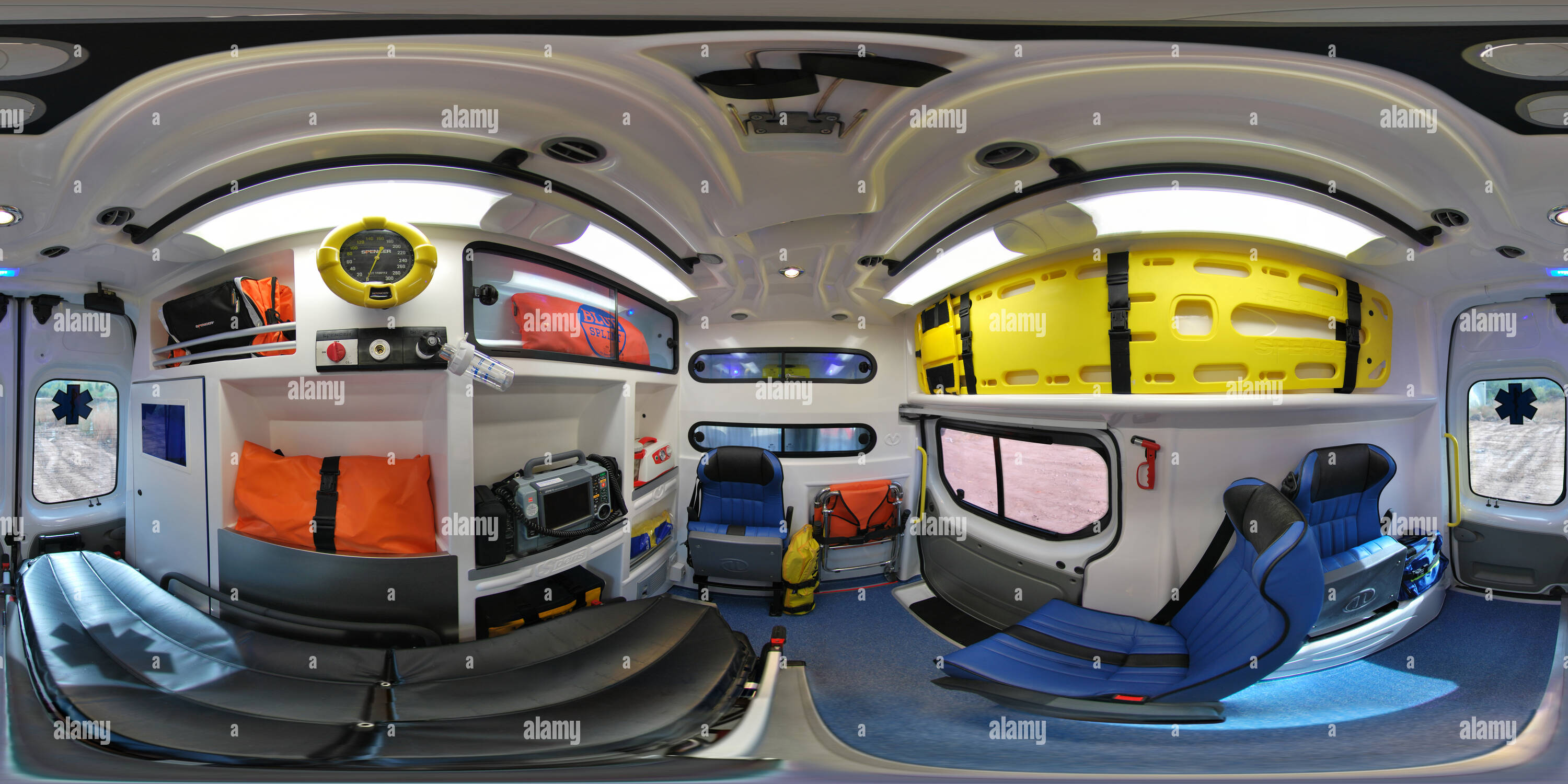 360° view of Ambulance [Sanitet] Markonis - Alamy